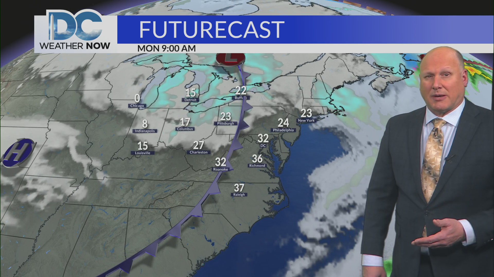 Clearing skies and cold night ahead – DC News Now | DC, Virginia ...