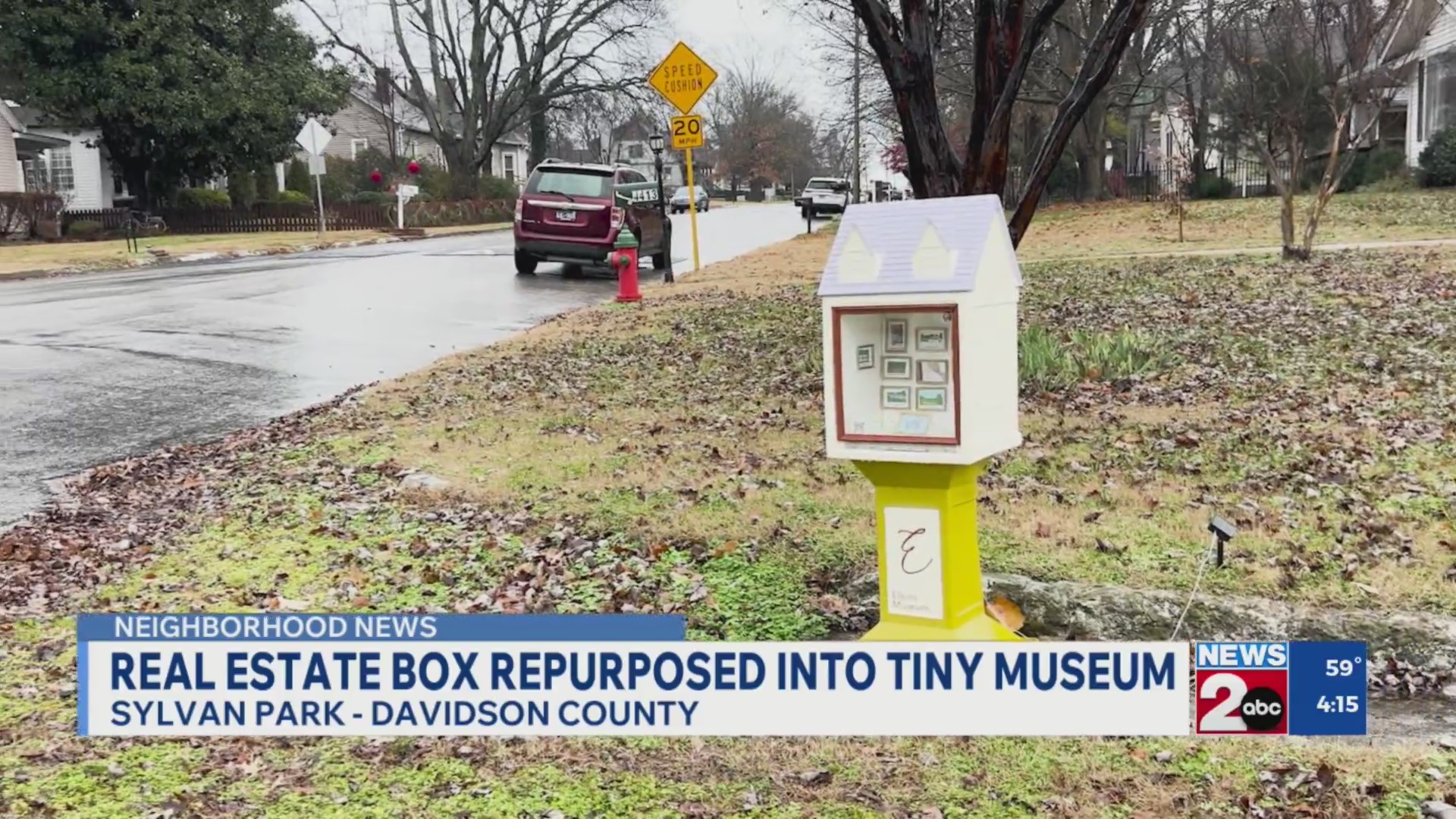 Real estate box repurposed into tiny museum in Nashville neighborhood ...