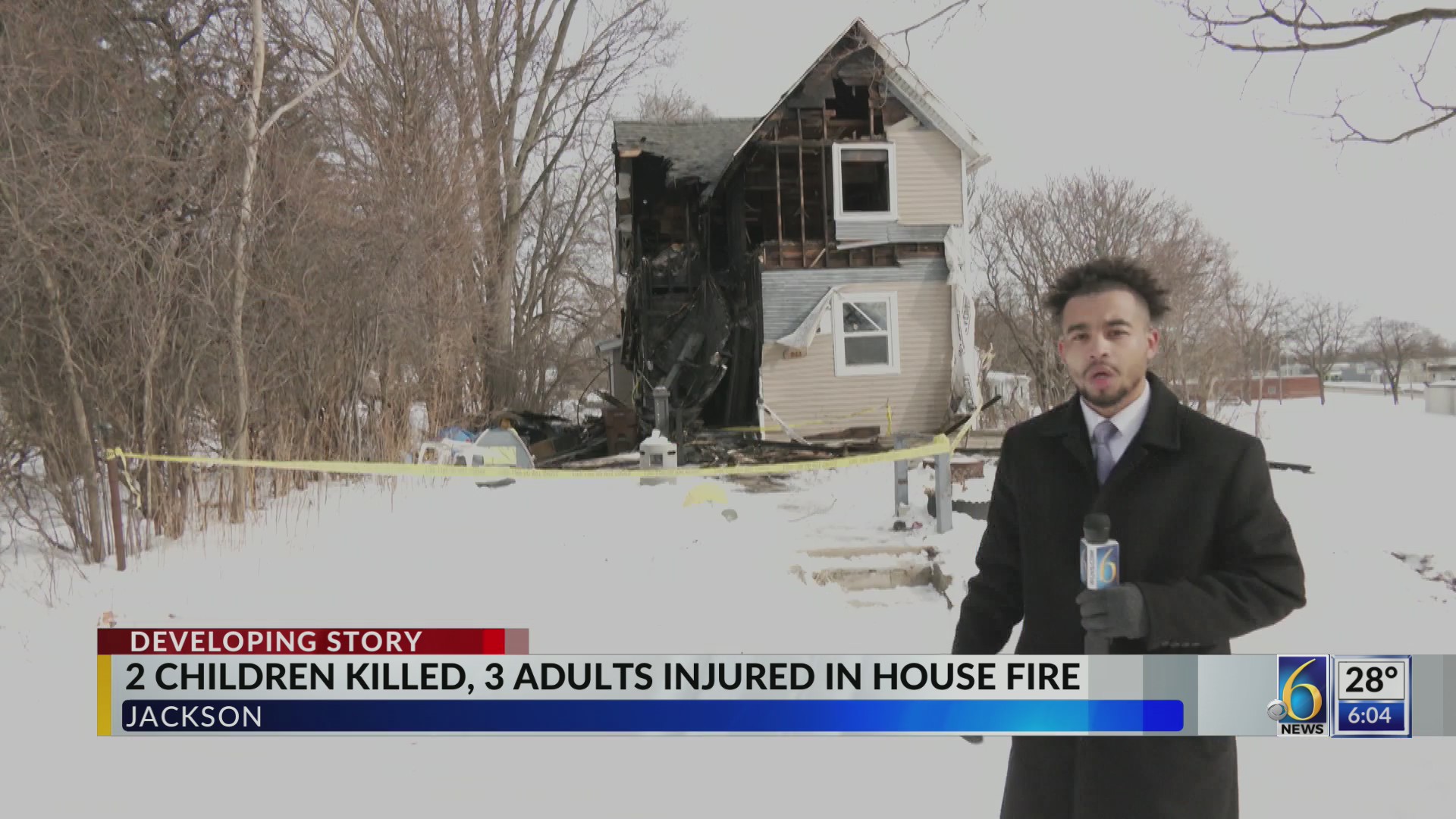2 children killed, 3 adults injured in Jackson house fire – WLNS 6 News