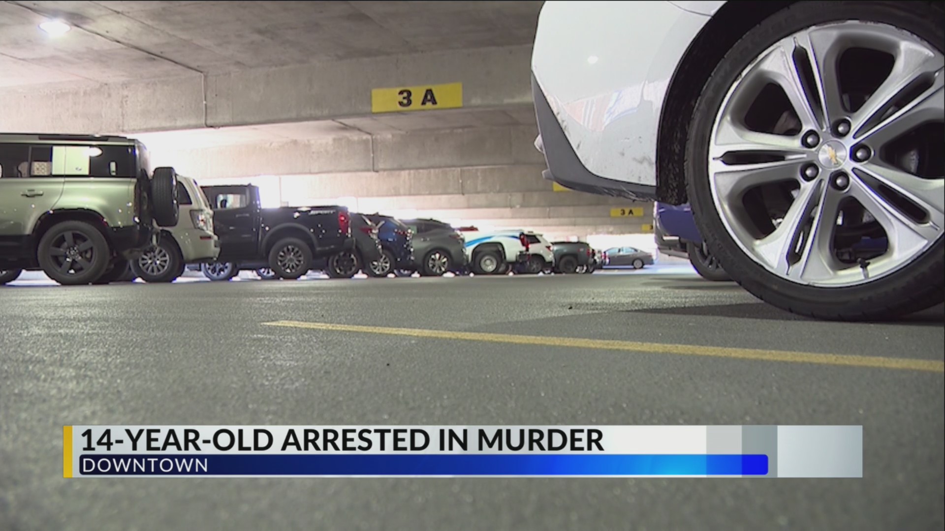 Juvenile arrested in parking garage murder – Fox 59
