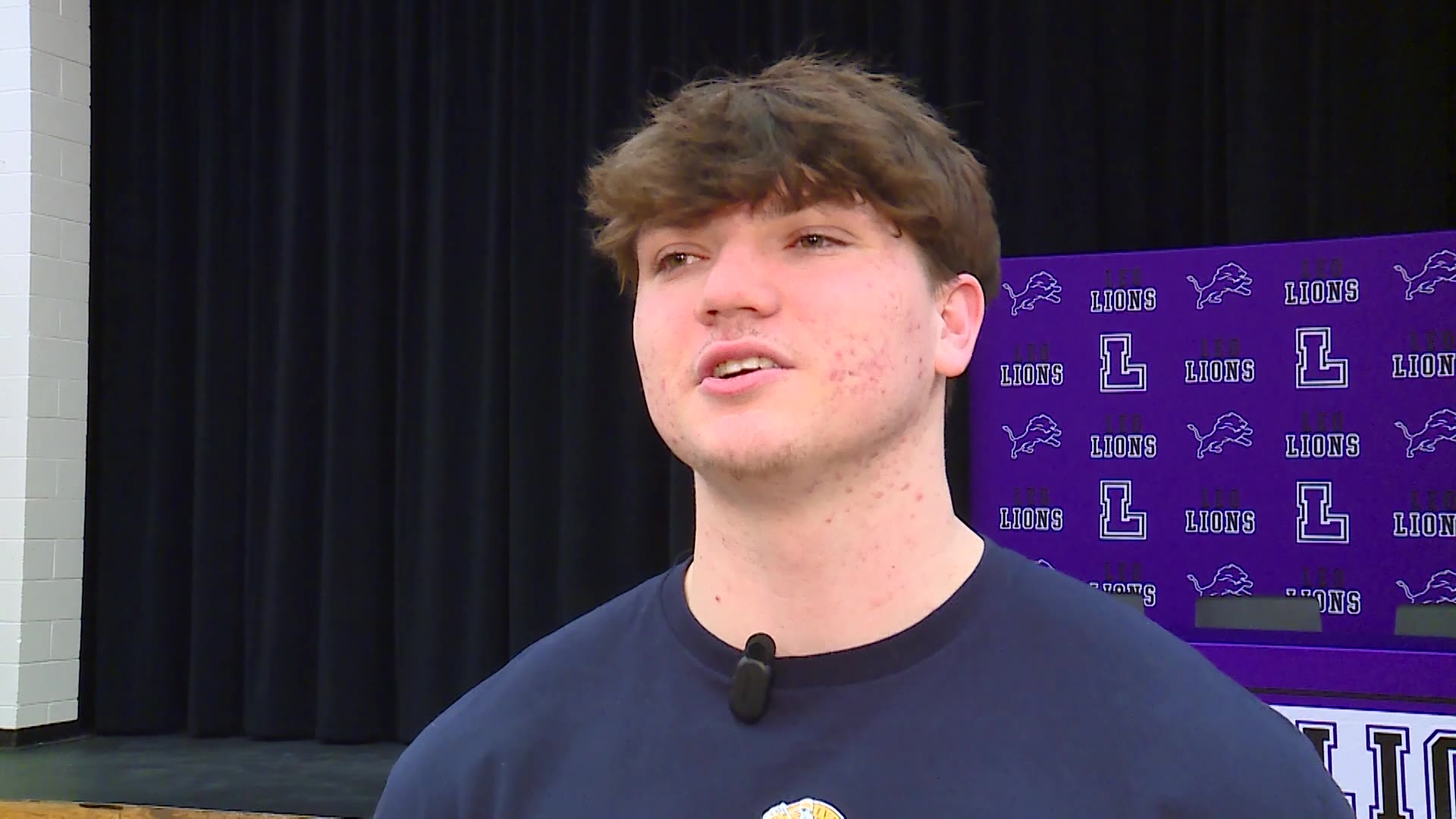 Hayden Roberts of Leo HS full interview on signing with Marian ...