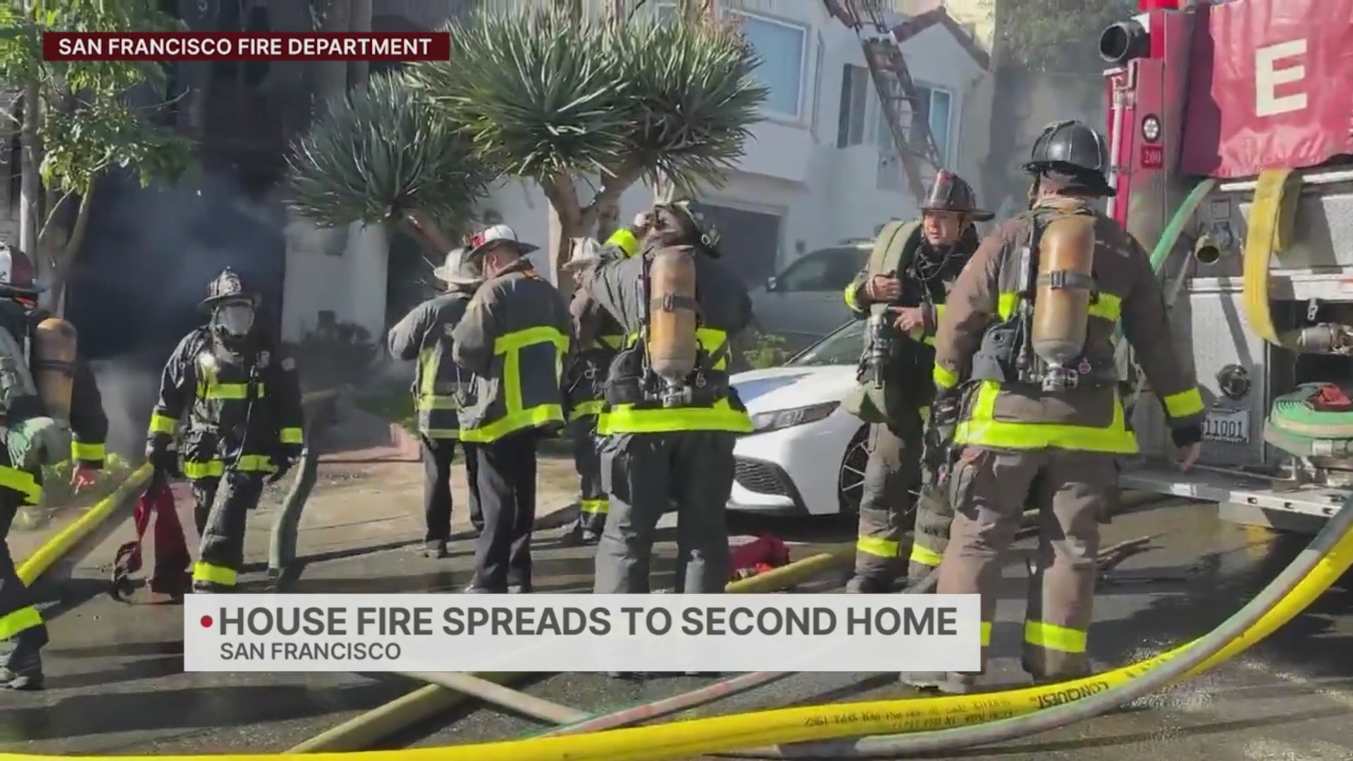 San Francisco house fire spreads to second home – KRON4