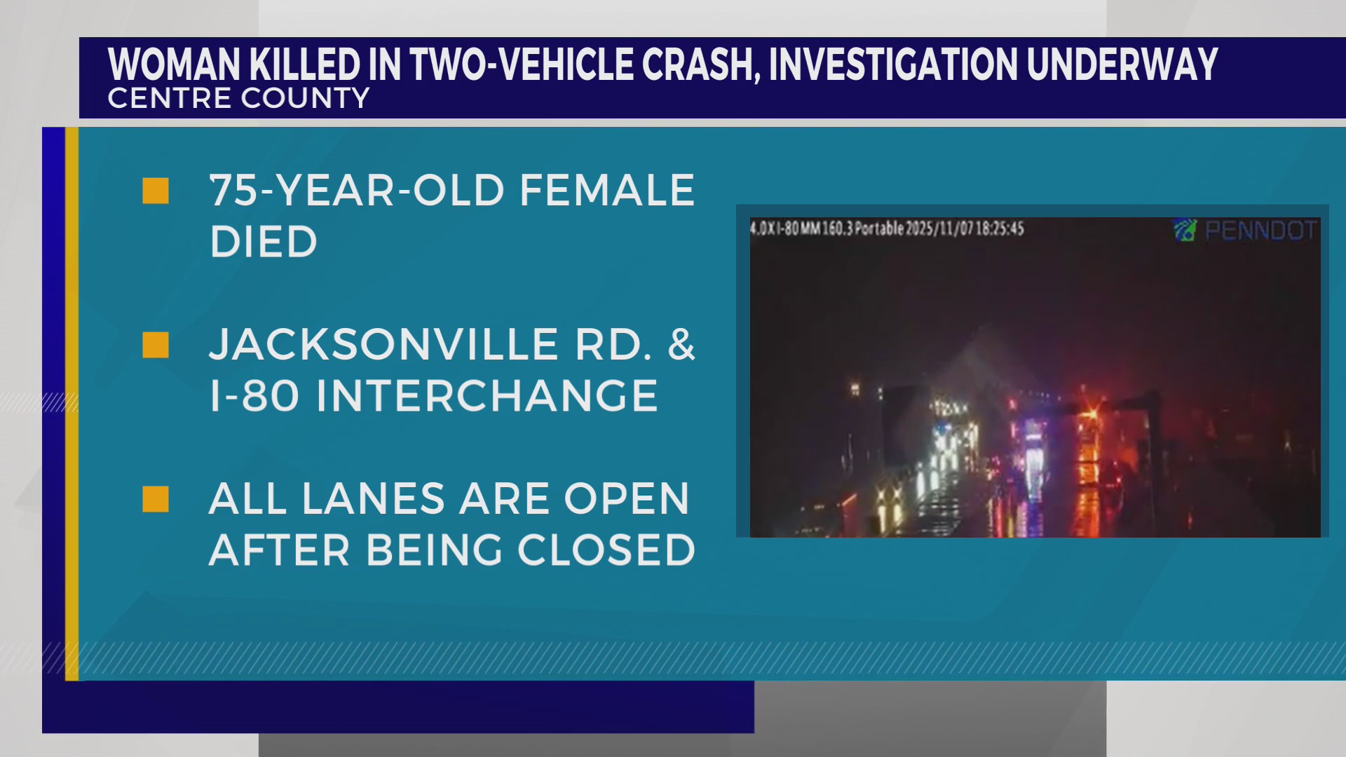 Police Woman Killed In Two Vehicle Crash In Centre County Wtaj Www
