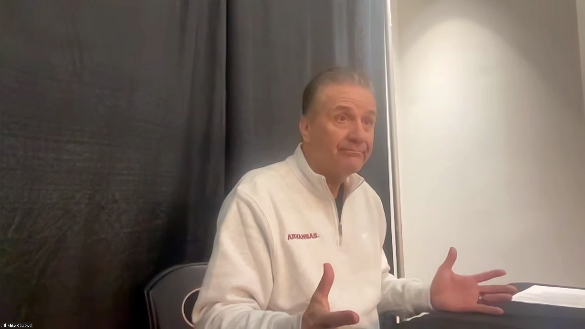 John Calipari after #17 Arkansas loses to #21 Georgia 90-76 in Athens ...