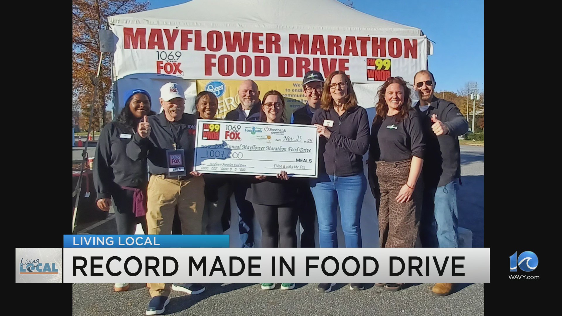 FM99 and 106.9 The Fox Mayflower Marathon food drive set to serve over ...