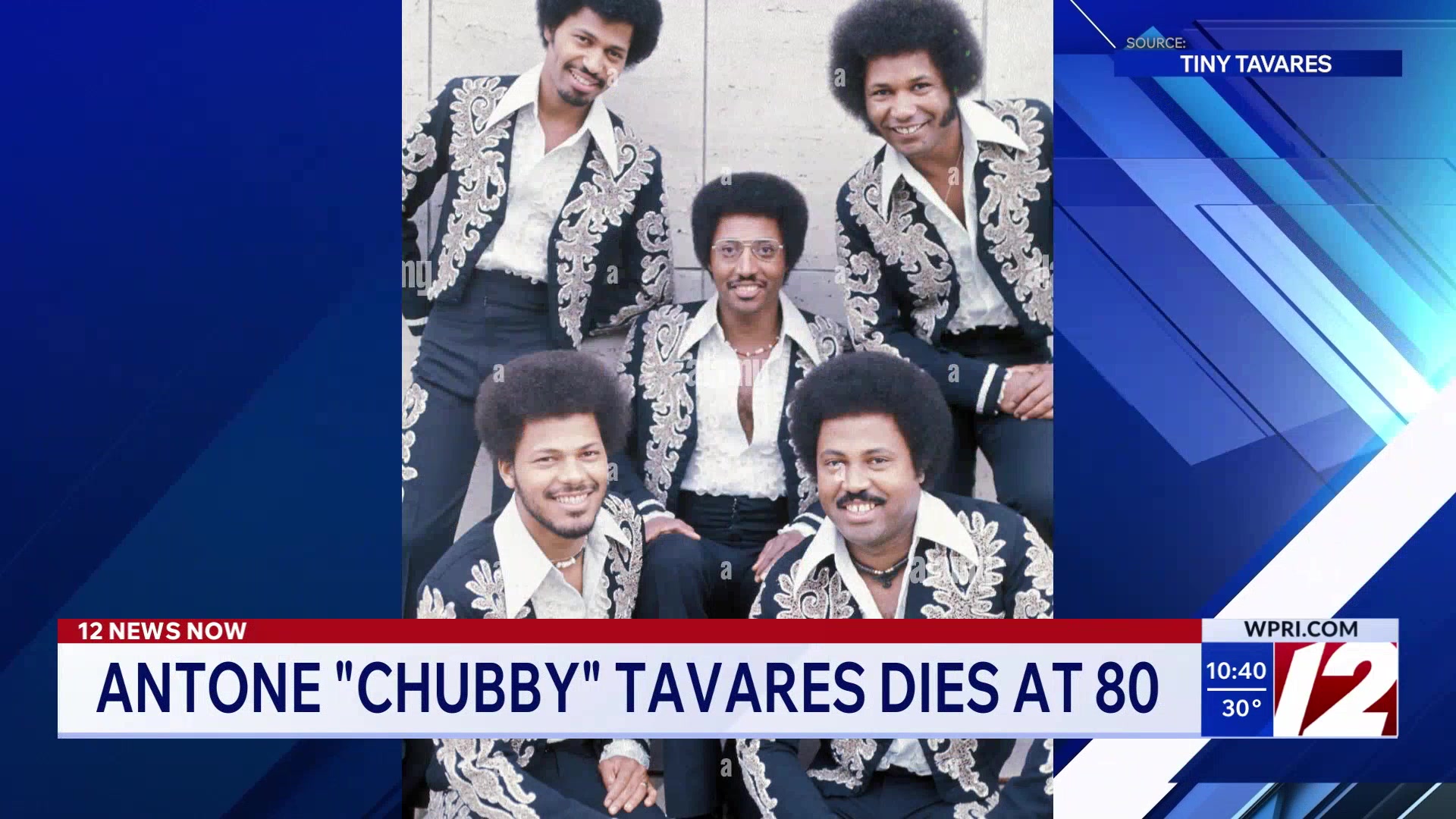 Tavares lead singer Antone ‘Chubby’ Tavares dies at 81 – WPRI.com