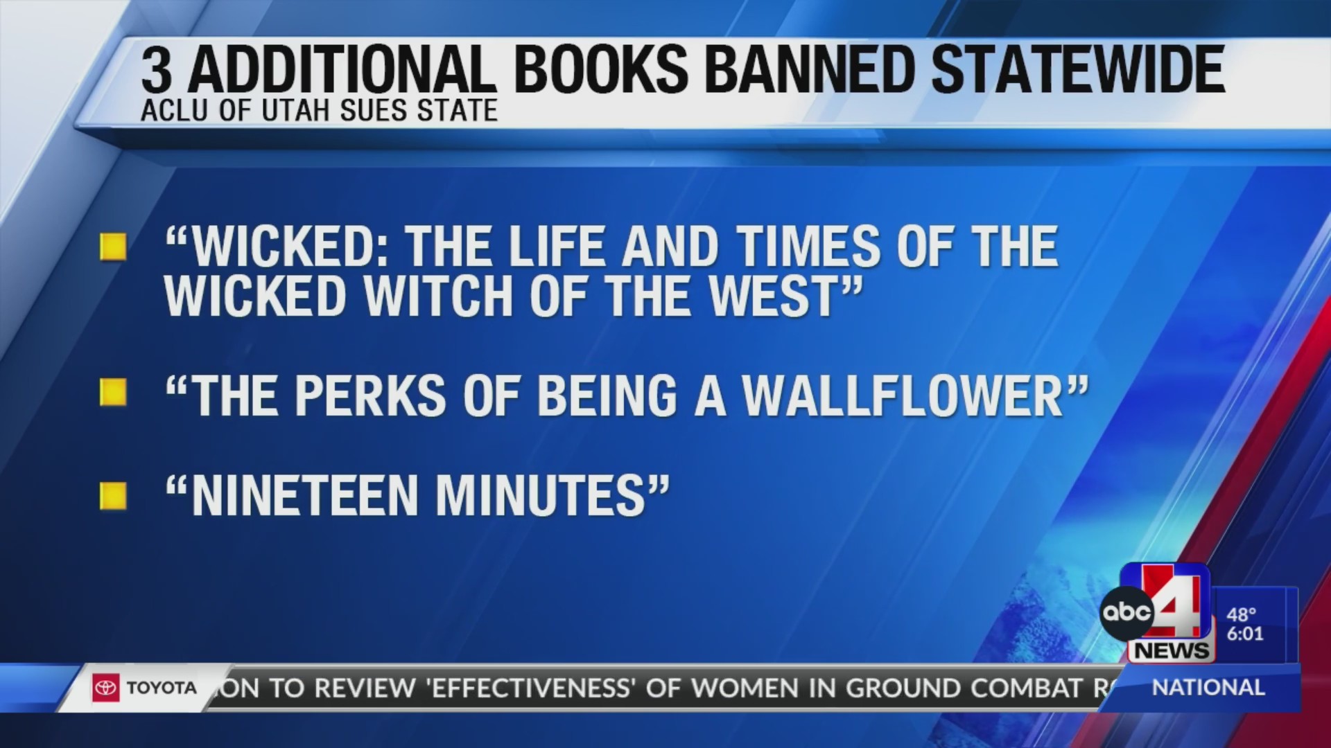 American Civil Liberties Union sues Utah following more book bannings ...