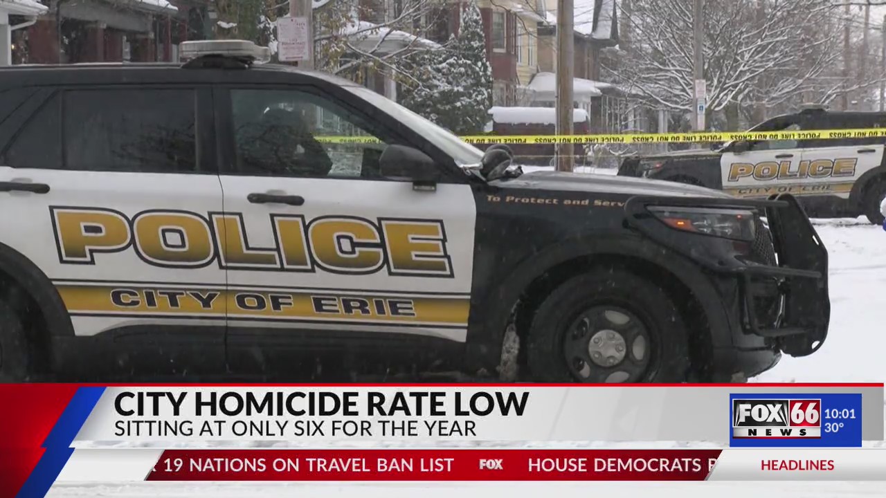 City of Erie homicides remain low with only six confirmed in 2025 ...