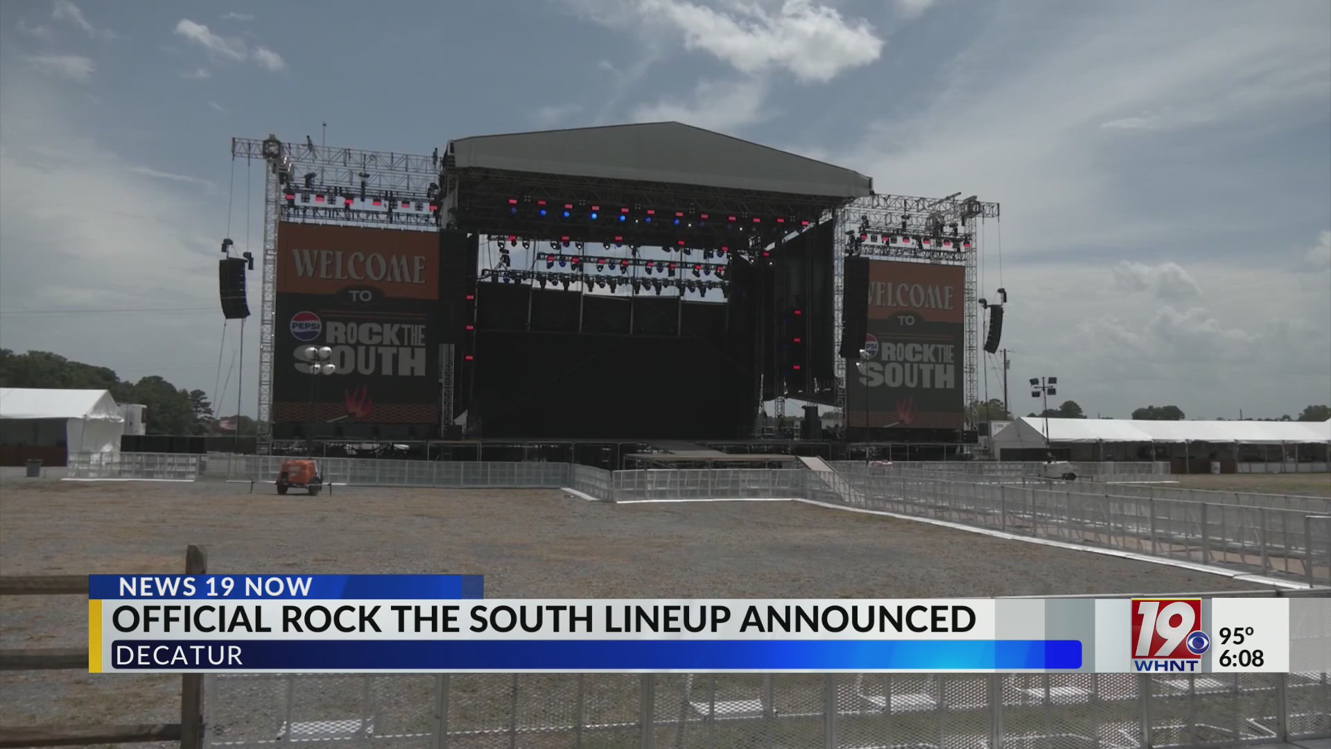 Official Rock the South Lineup Announced | June 29, 2026 | News 19 at 6 ...