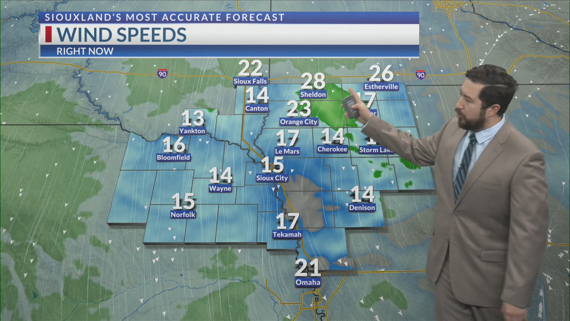Your Afternoon Forecast with Victor Perez – KCAU 9 News | Sioux City ...