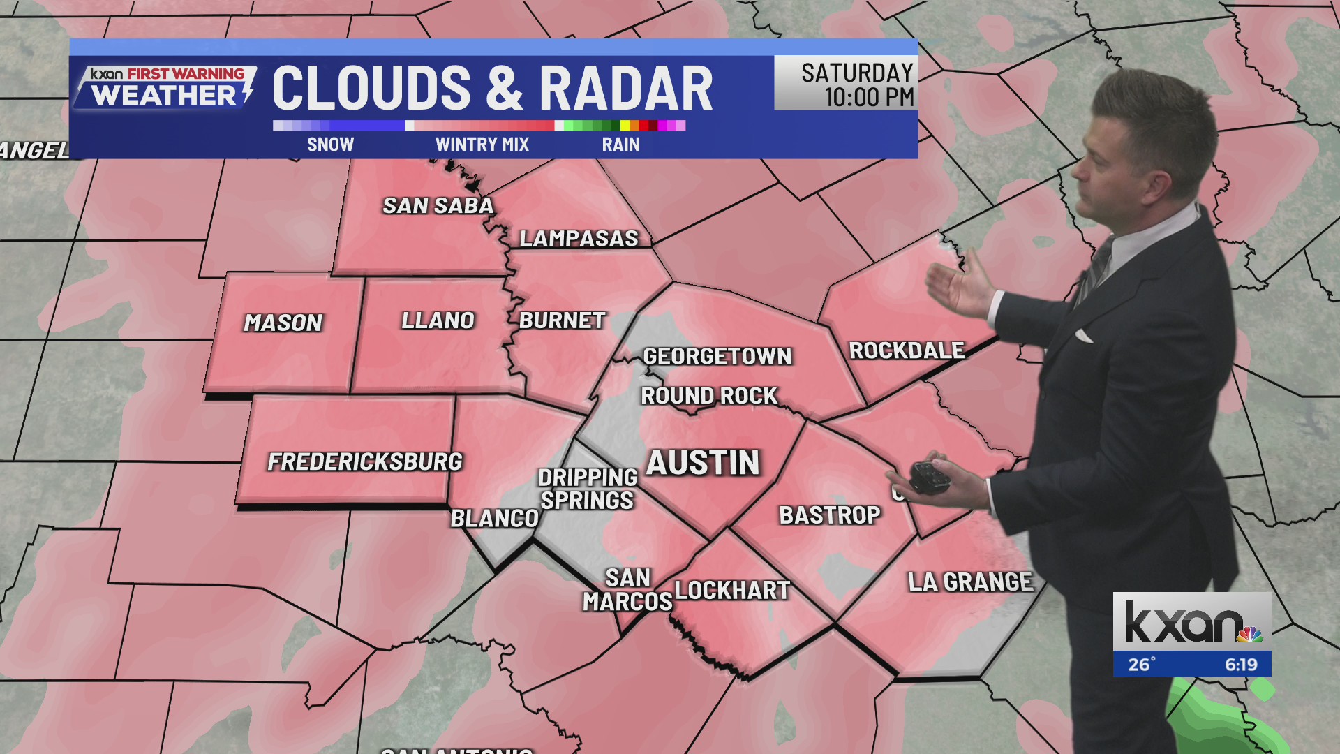 Widespread freezing rain, brutal cold air in Central Texas | KXAN ...