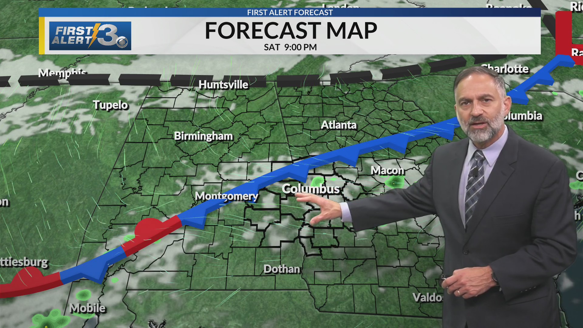 Bob 11PM Weather Update for Saturday through Black Friday – WRBL