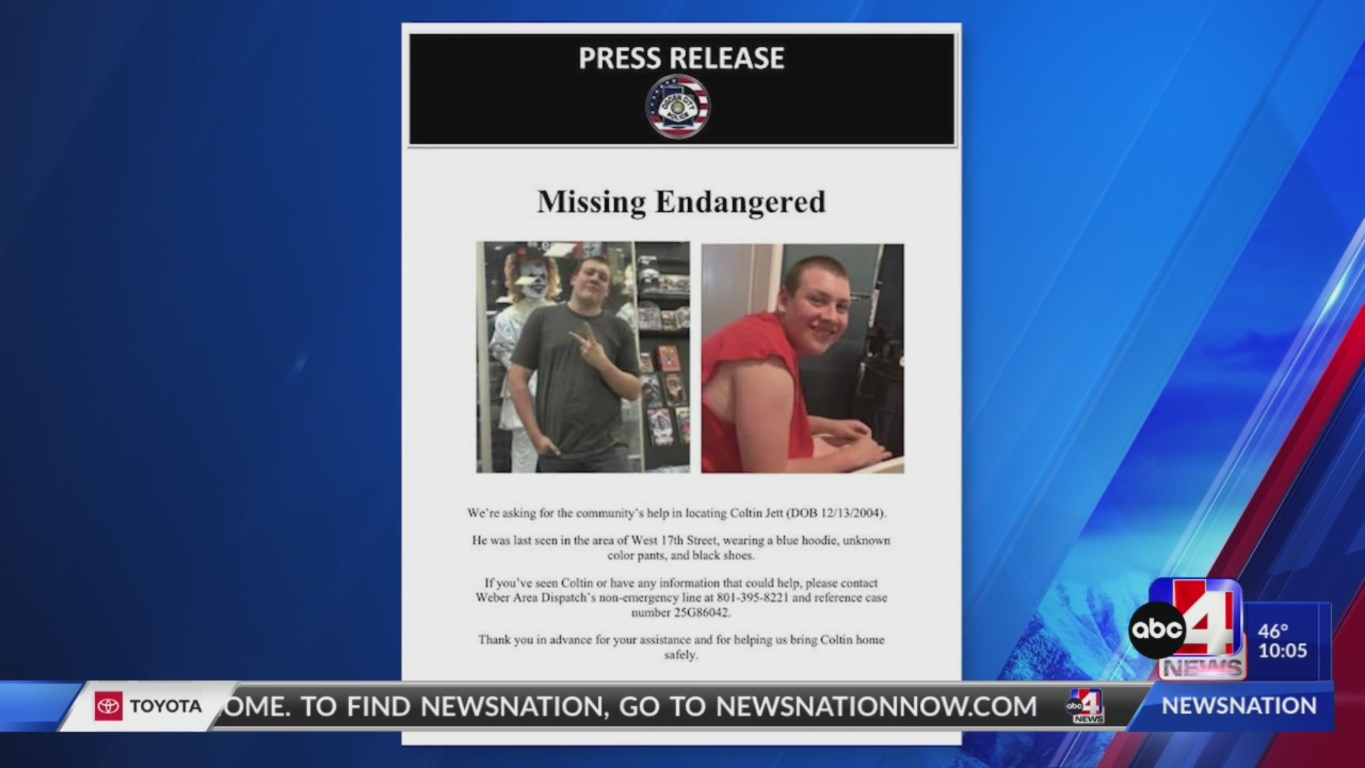20-year-old reported missing, endangered out of Ogden – ABC4 Utah