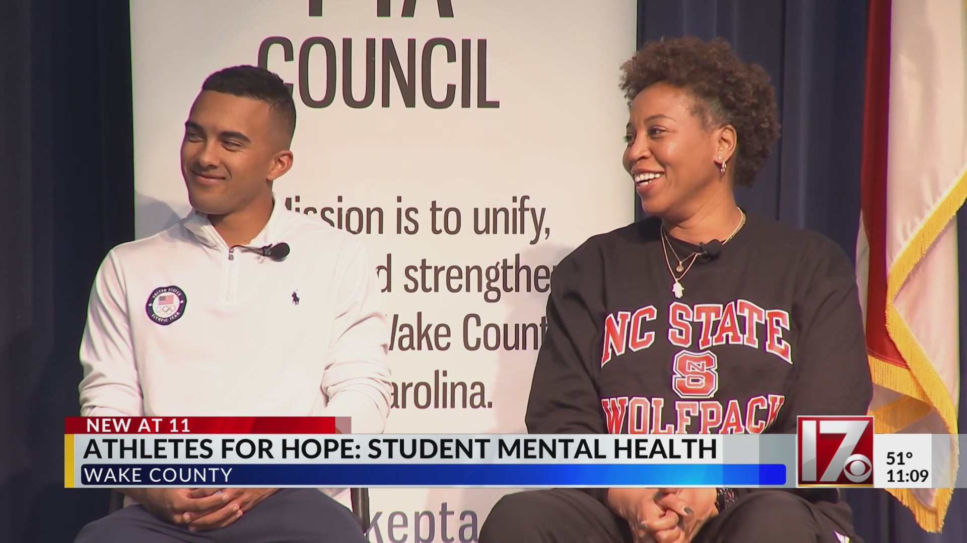 Olympian and retired WNBA player visit Wake County school – CBS17.com