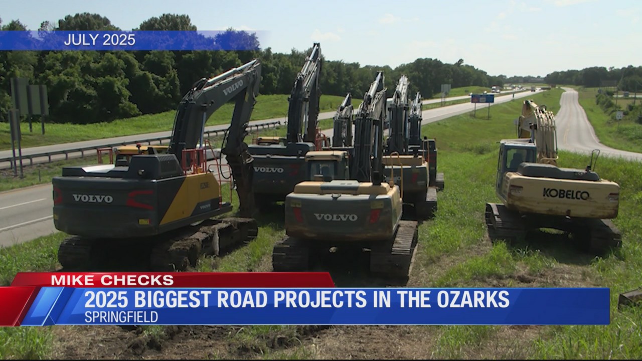 The biggest road projects of 2025 in the Ozarks – KOLR – OzarksFirst.com