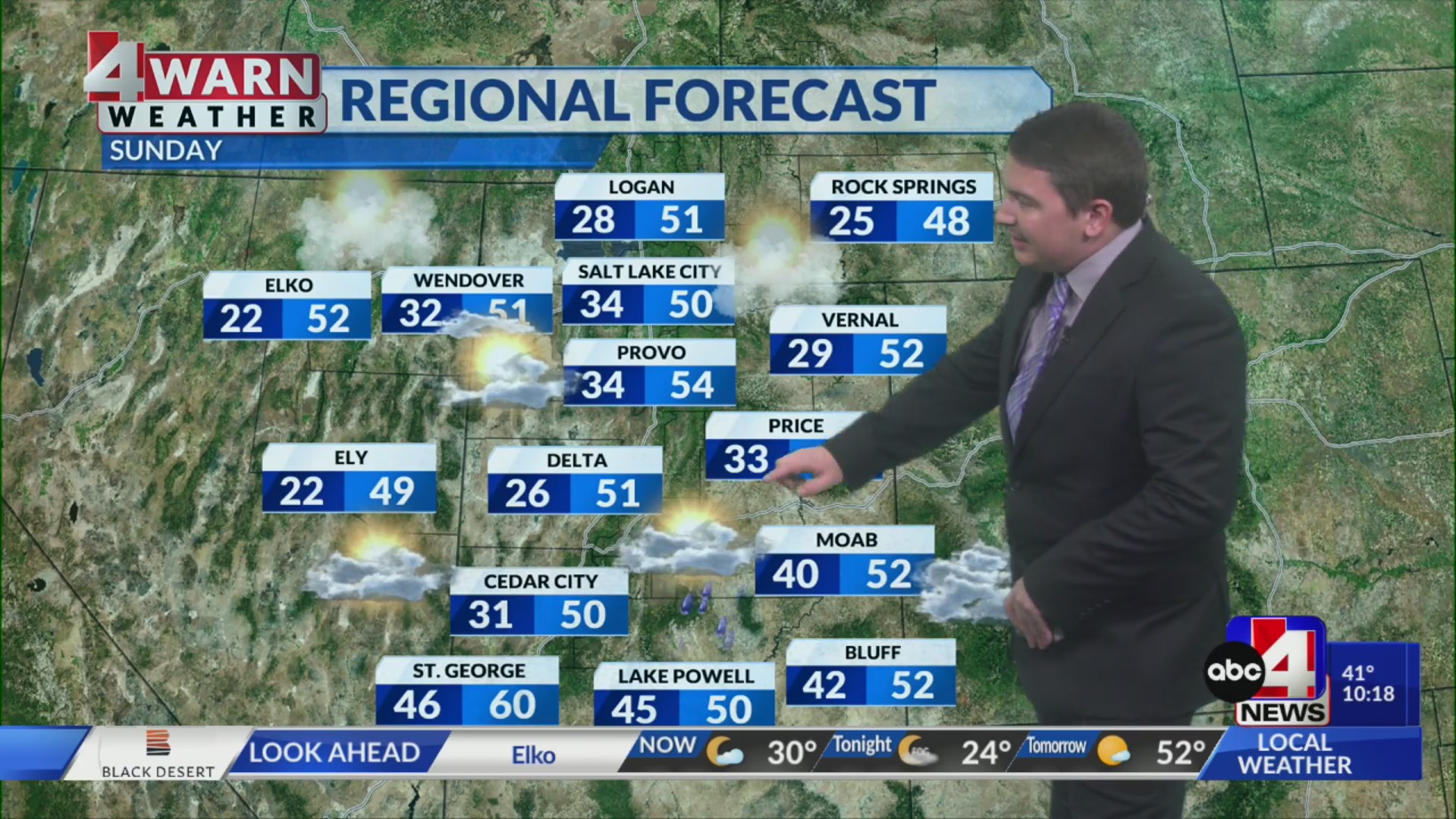 Dry Sunday for Northern Utah with a few lingering morning rain showers ...