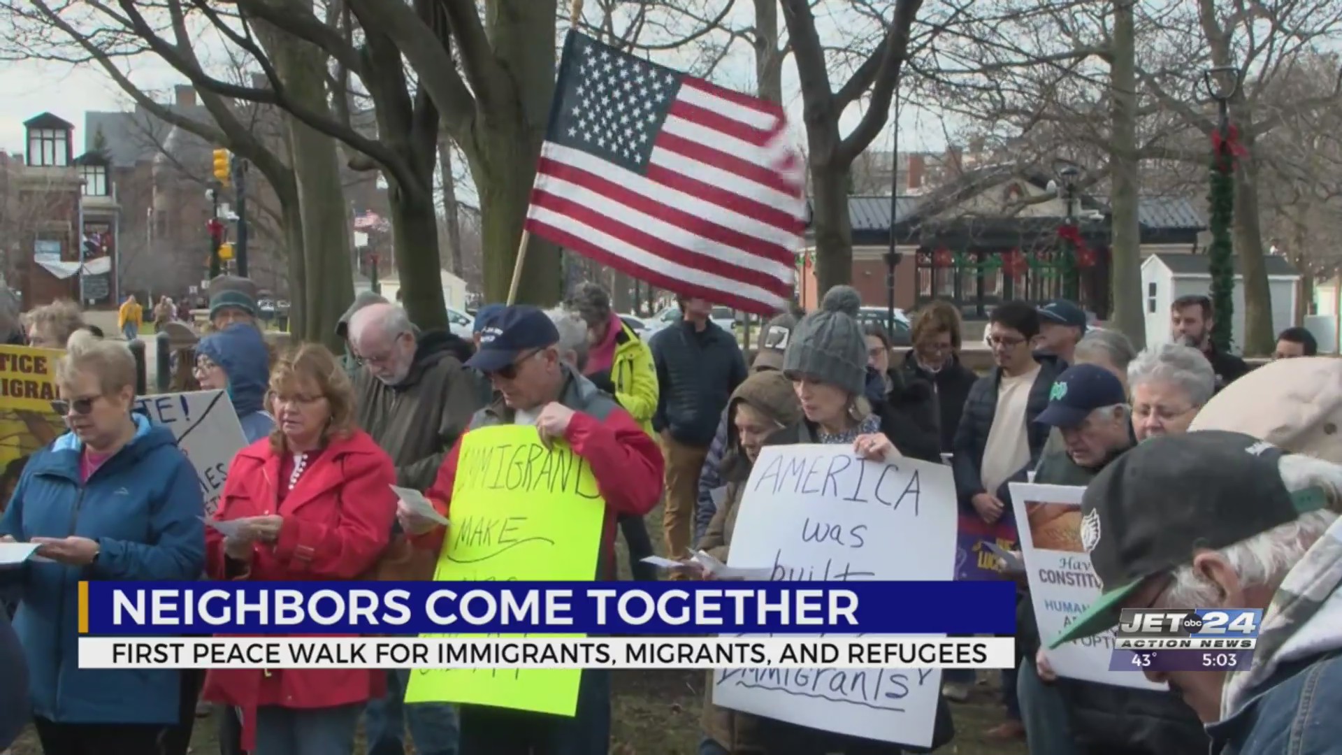 Peace advocates hold first peace walk for immigrants, refugees – WJET ...