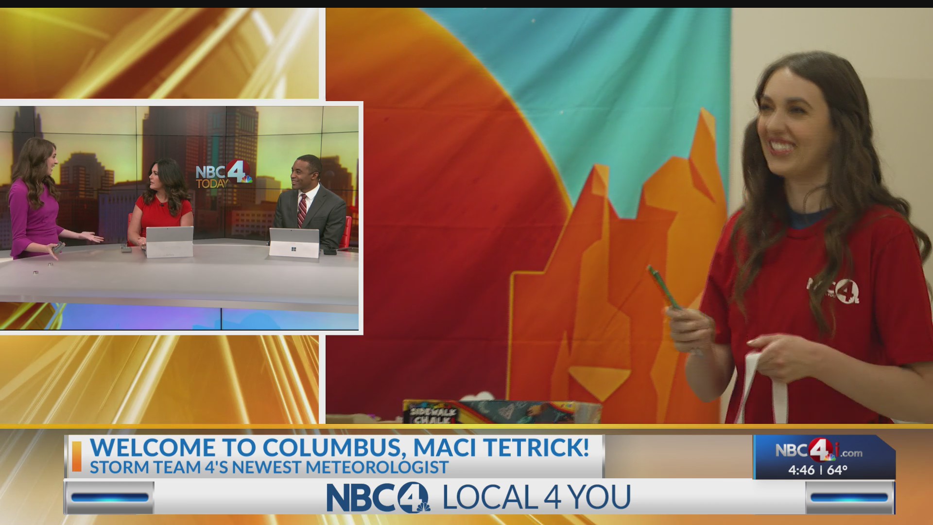 NBC4 welcomes Storm Team 4 meteorologist Maci Tetrick – NBC4 WCMH-TV