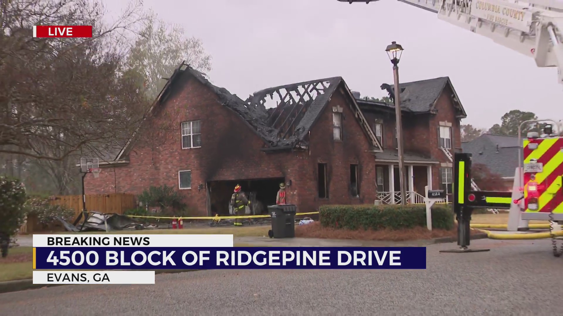 Crews respond to house fire in Evans neighborhood – WJBF