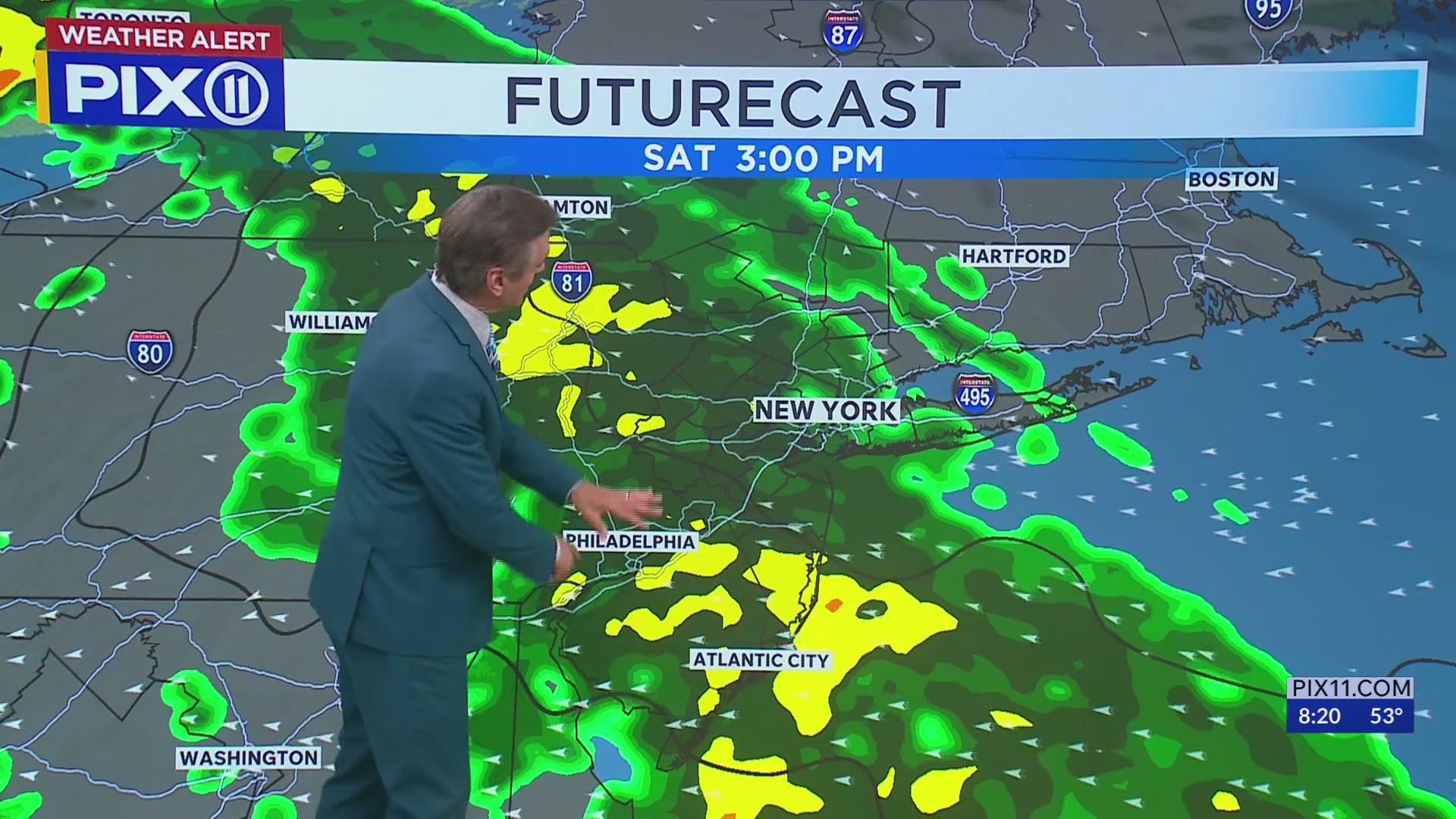 Soggy start to the holiday weekend – PIX11