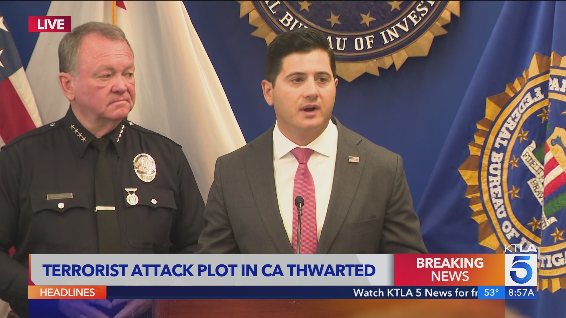 Federal, local authorities discuss alleged New Year Eve terrorist ...