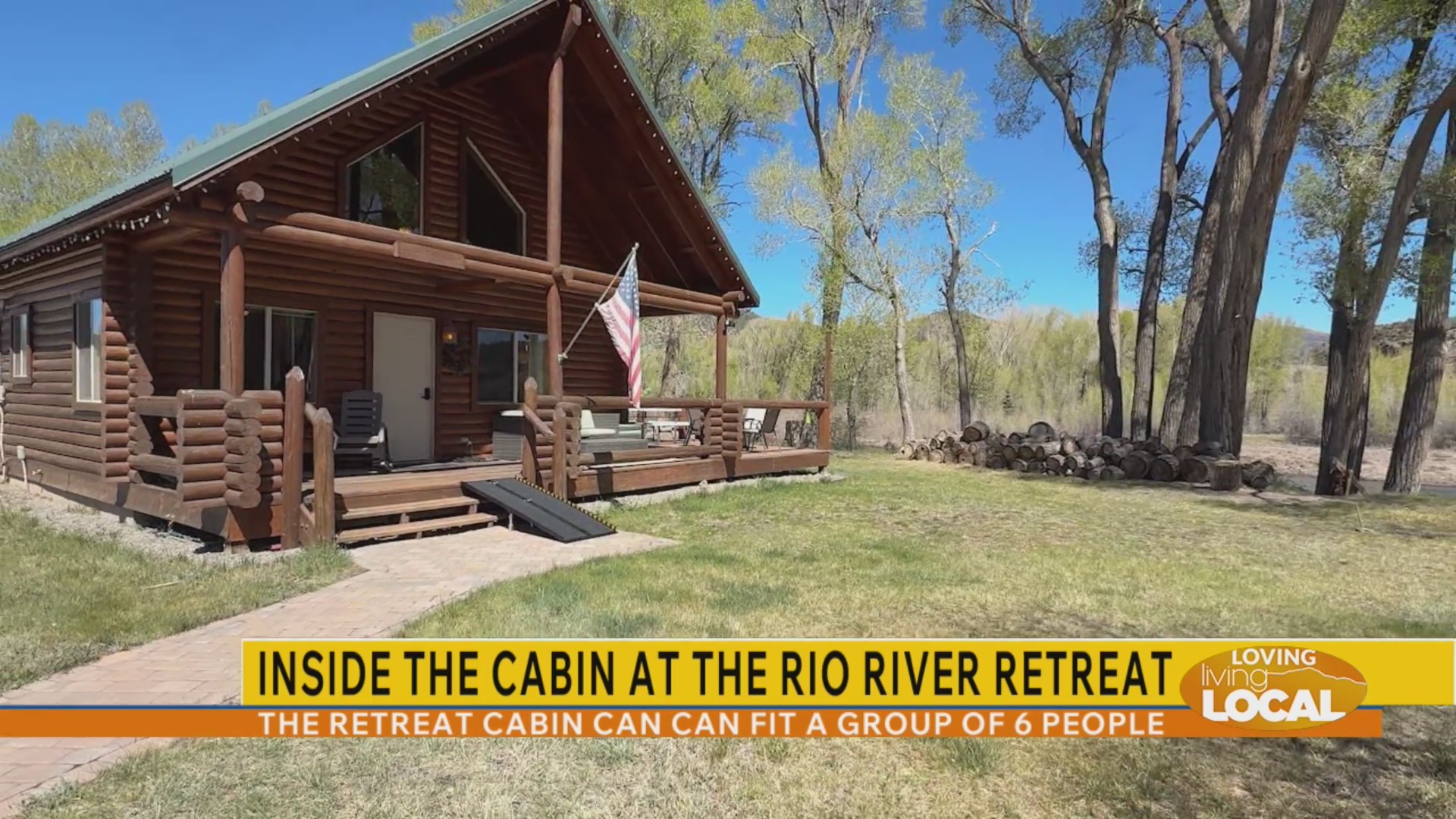 Inside the cabin at the Rio River Retreat – FOX21 News Colorado