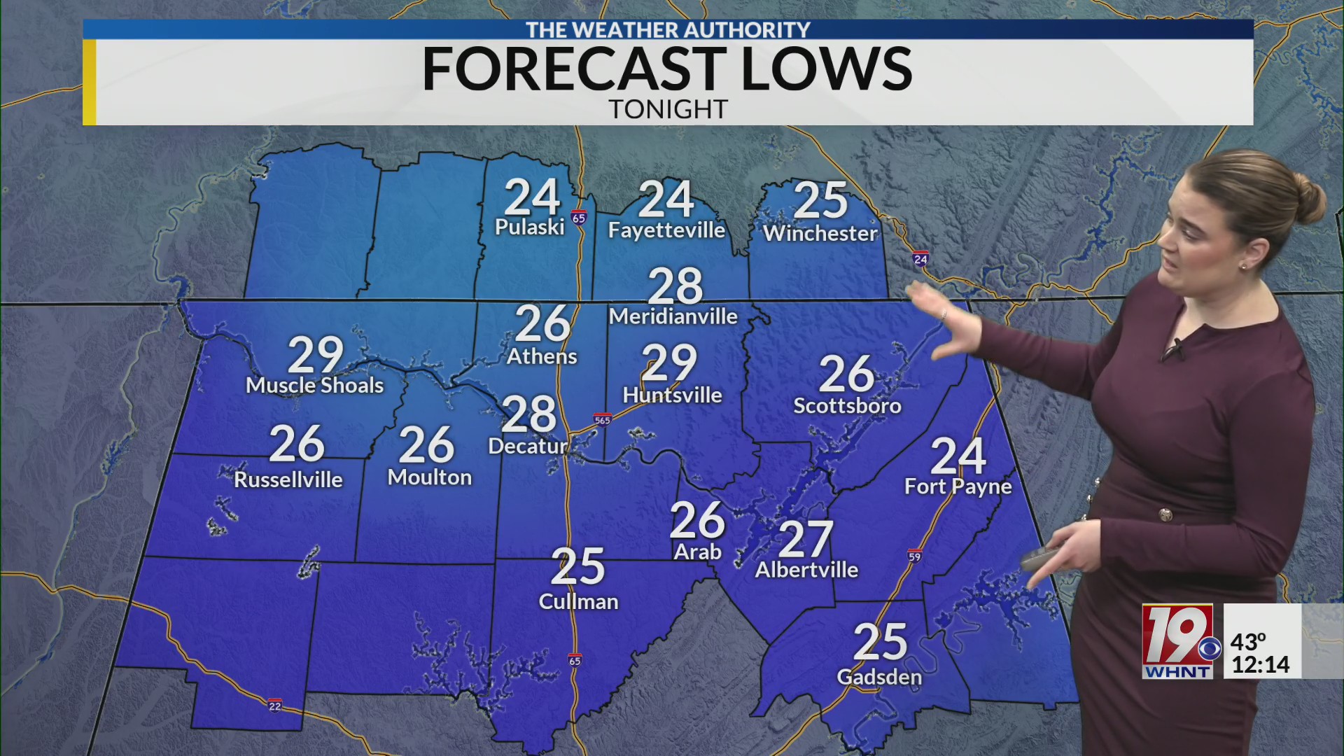 Monday’s Noon Weather Update (12/8/2025) – WHNT.com