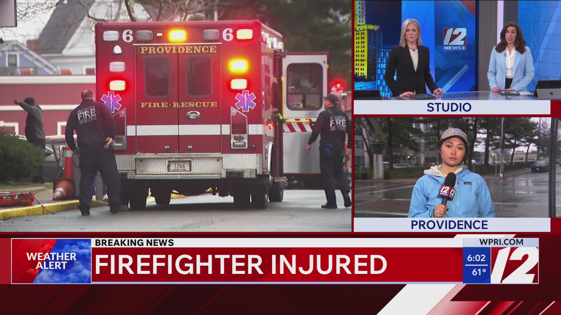 Providence firefighter seriously hurt after fall down elevator shaft on ...