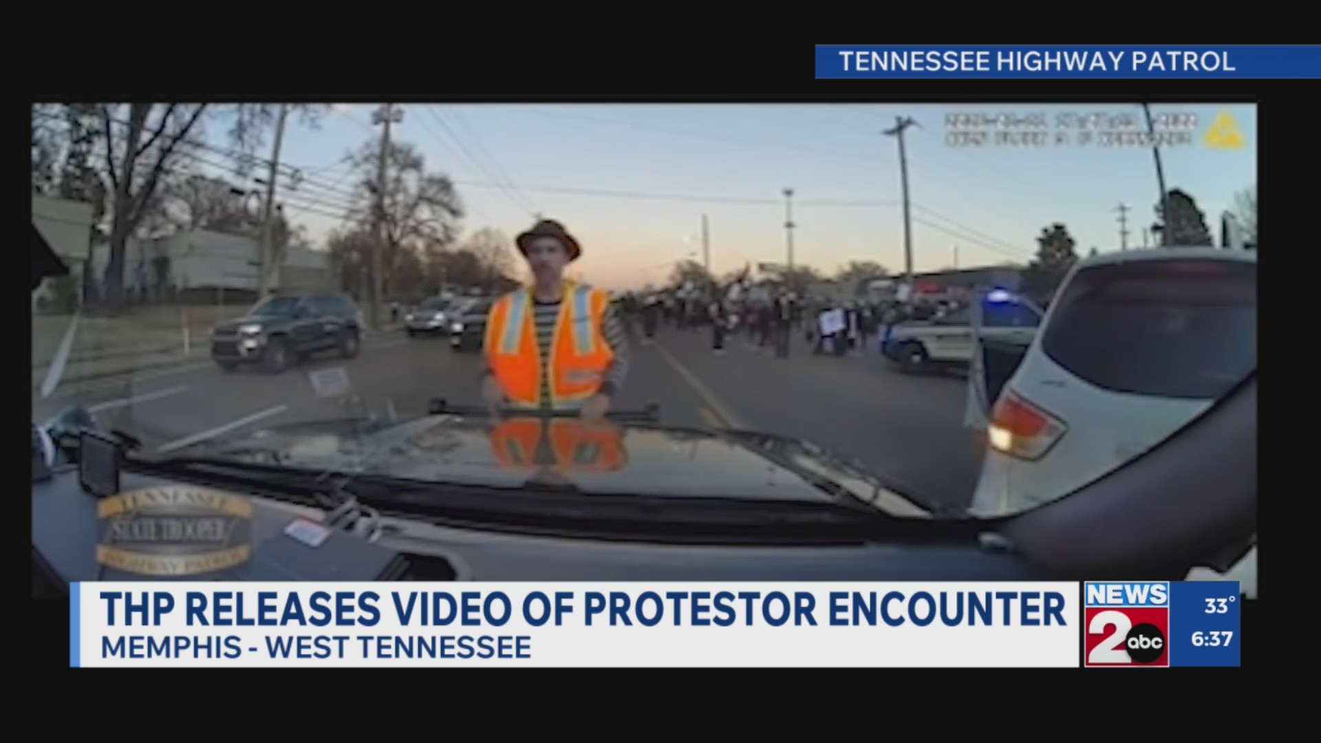 VIDEO: THP releases footage of protester encounter – WKRN News 2