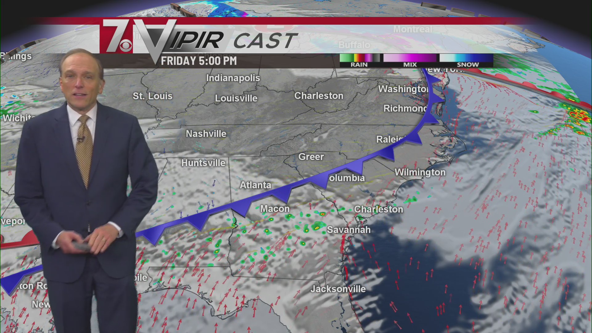 7Weather Friday AM Forecast – WSPA 7NEWS