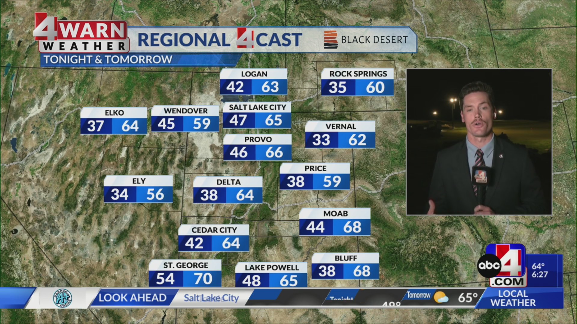 Temperatures have started to drop in Southern Utah, overcast all day ...