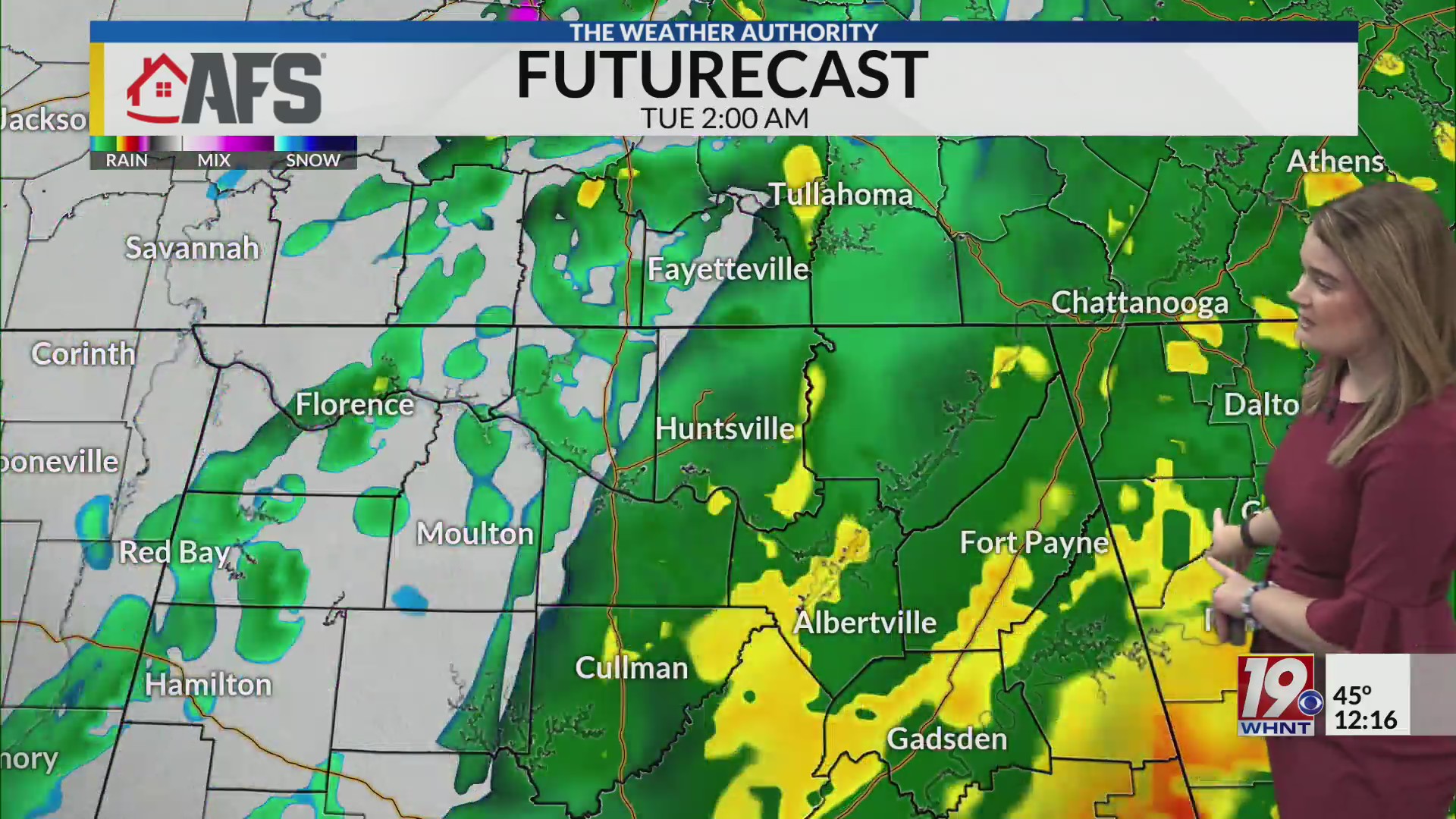 Monday’s Noon Forecast (12/1/2025) – WHNT.com