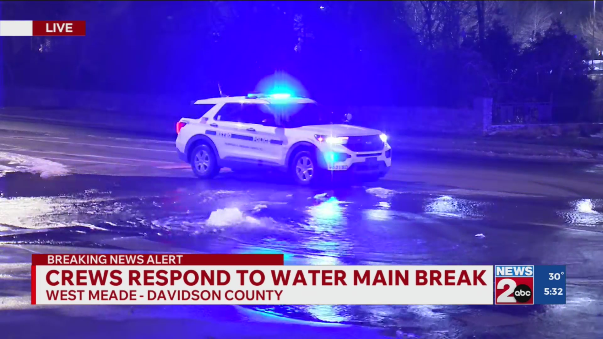 Crews respond to water main break in West Meade – WKRN News 2