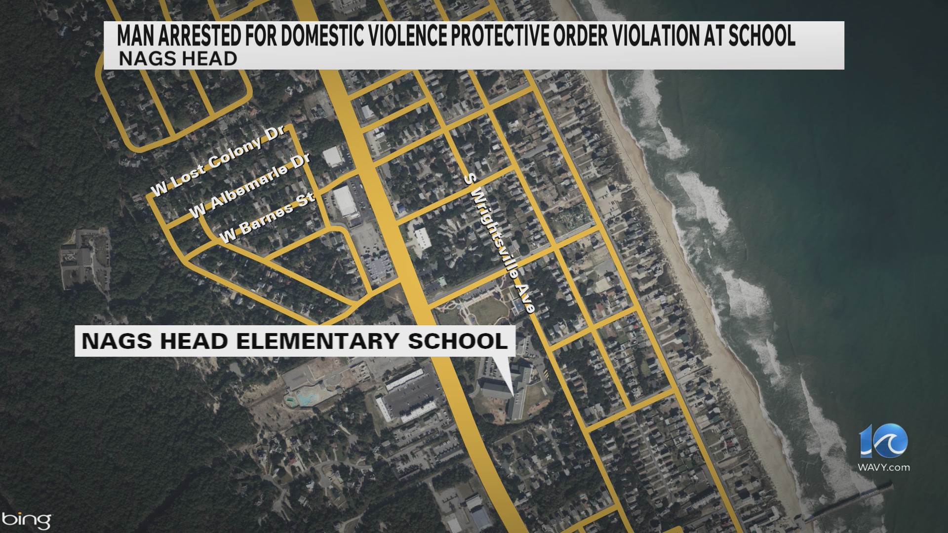 Arrest in Nags Head after alleged violation of order – WAVY.com