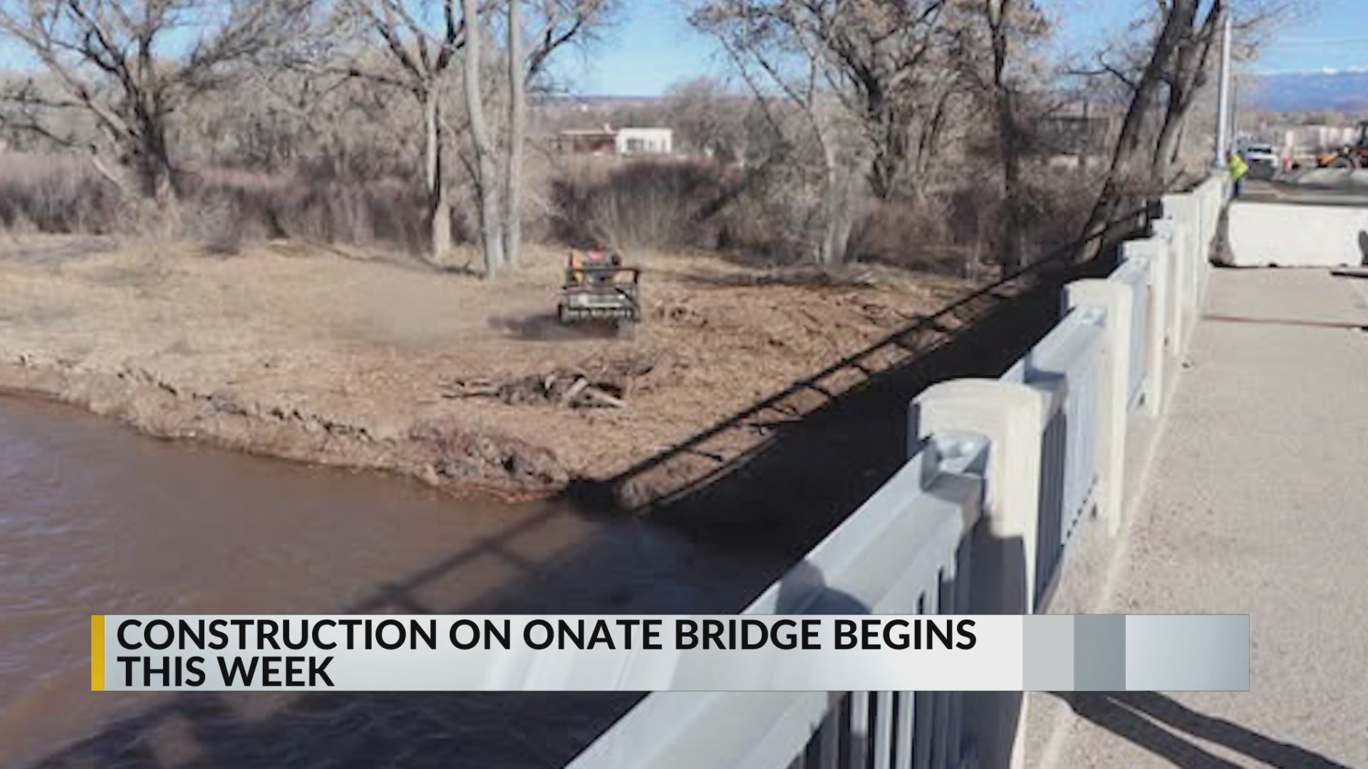 Oñate Bridge construction begins this week – KRQE NEWS 13 – Breaking ...