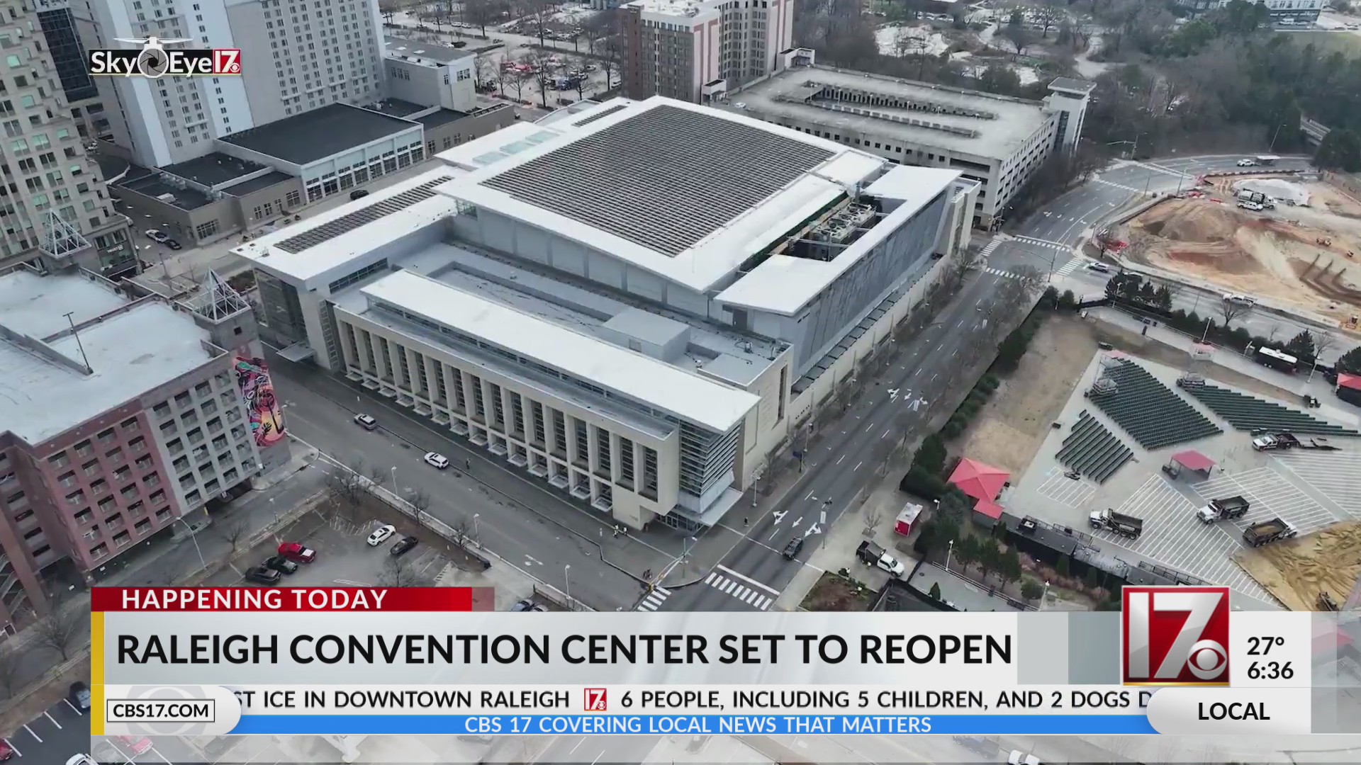 Raleigh Convention Center reopens for first time since fire – CBS17.com