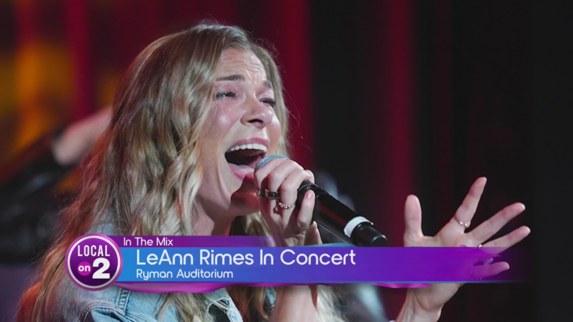 In The Mix: LeAnn Rimes at the Ryman! – WKRN News 2