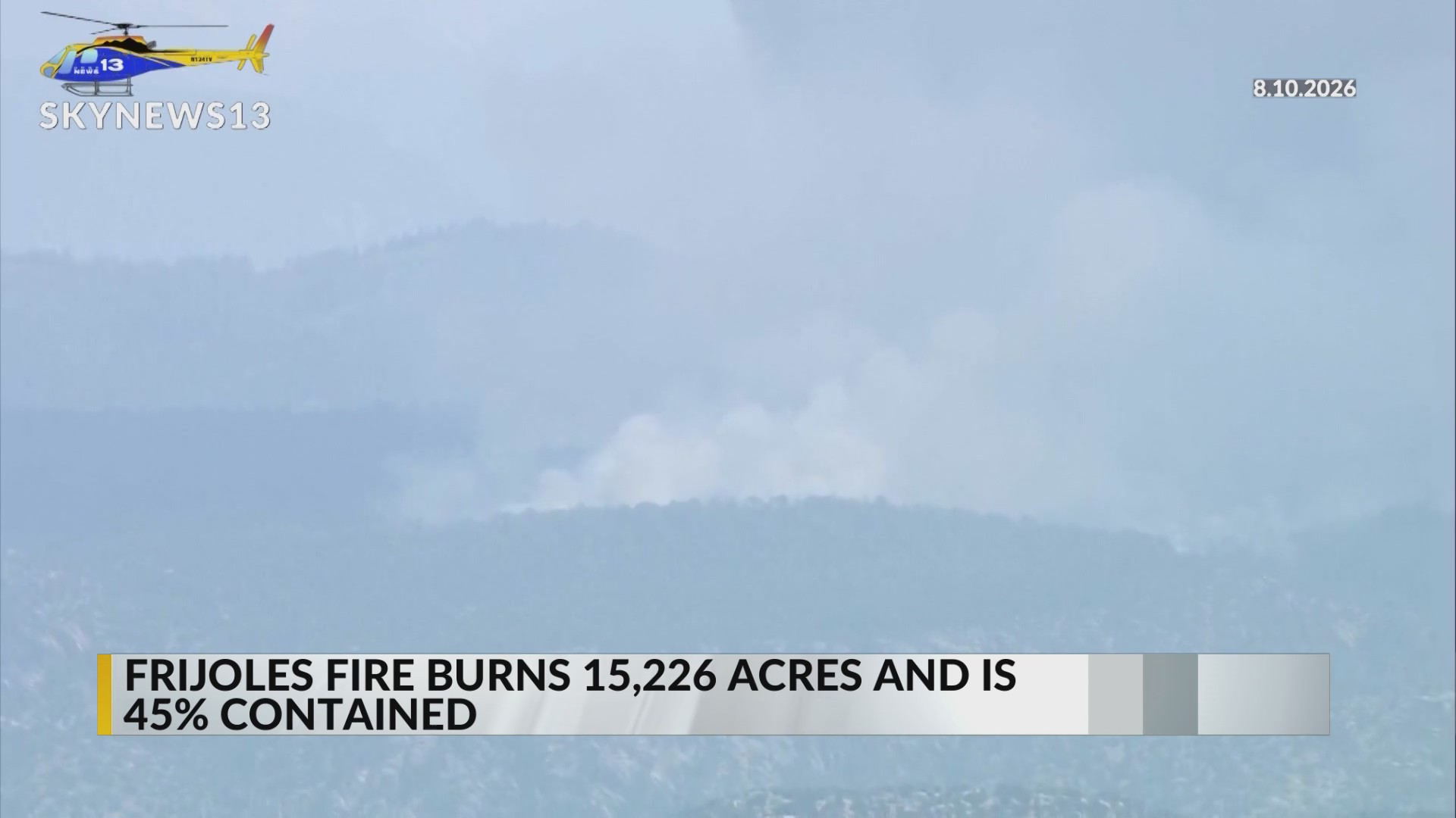 Frijoles Fire in Santa Fe National Forest reaches 45% containment ...