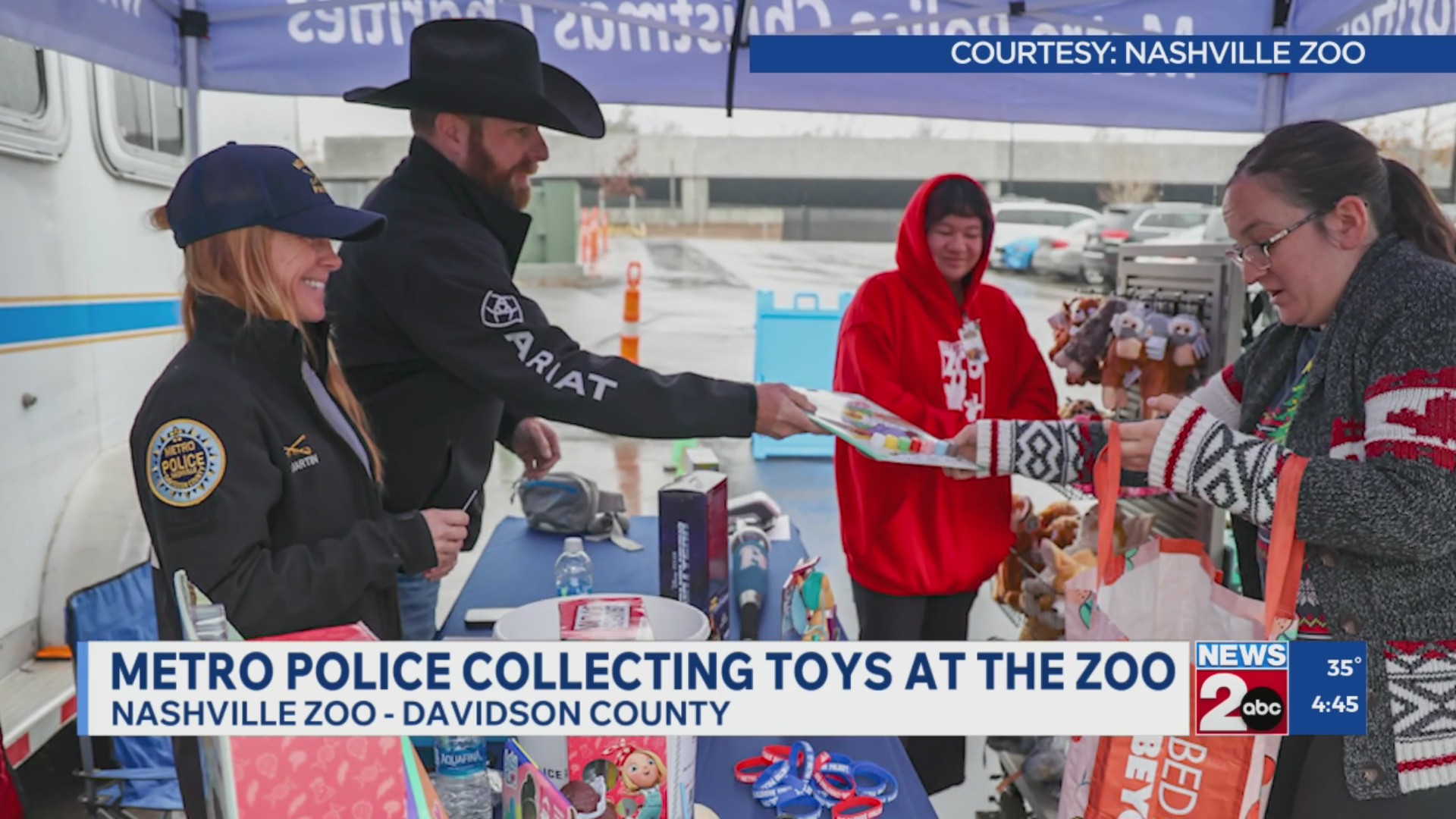 Metro police collecting toys at Nashville Zoo – WKRN News 2