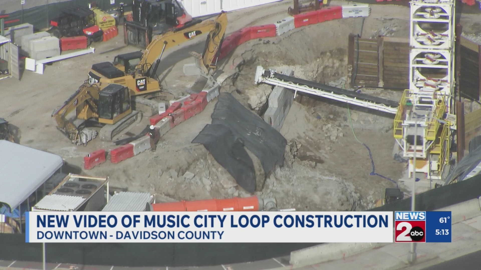 Progress of Music City Loop construction – WKRN News 2