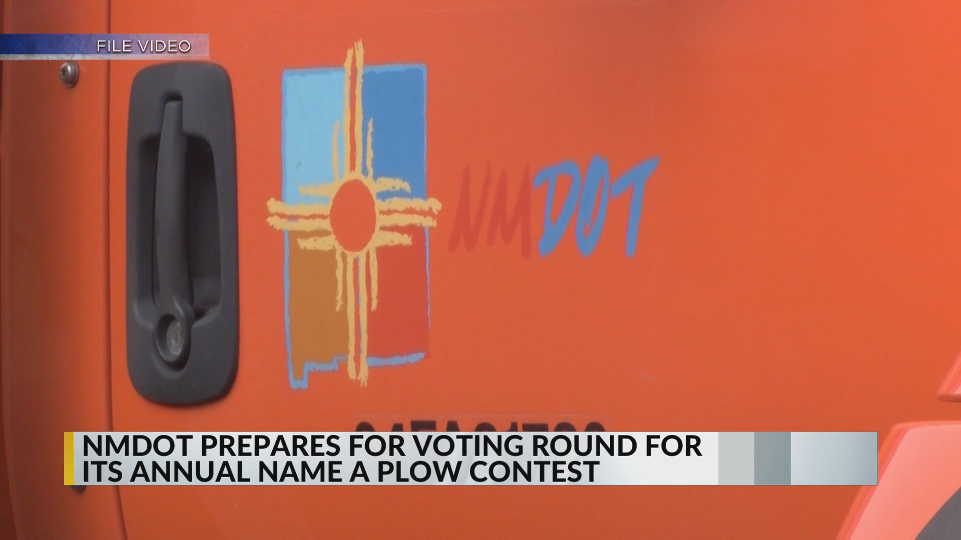 NMDOT prepares for voting round for its annual snowplow naming contest ...