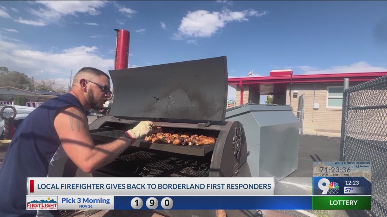 First responder surprises El Paso firefighters with BBQ – KTSM 9 News