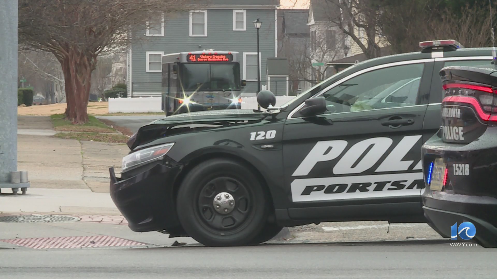 PPD are investigating a vehicle collision involving a police car ...