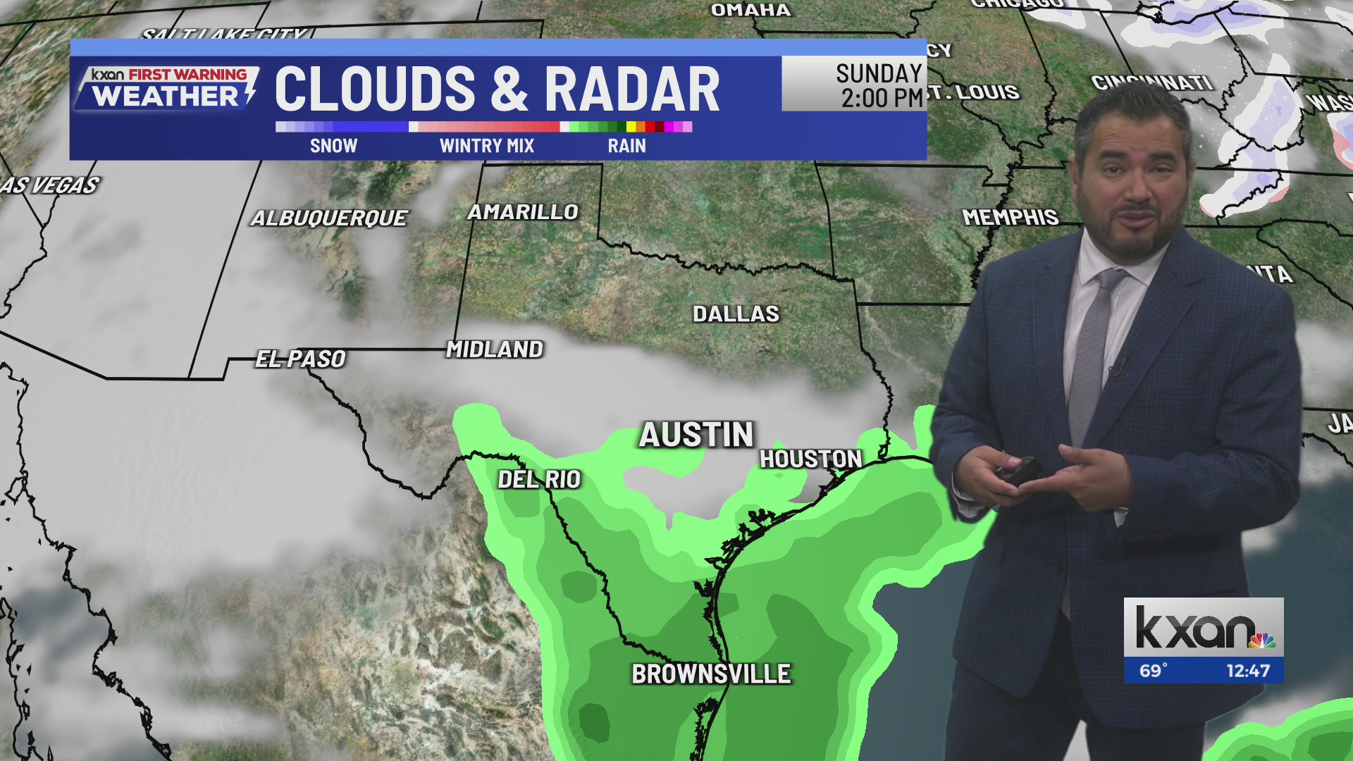 Cold front arrives bringing strong winds | Dec 10 KXAN weather update ...
