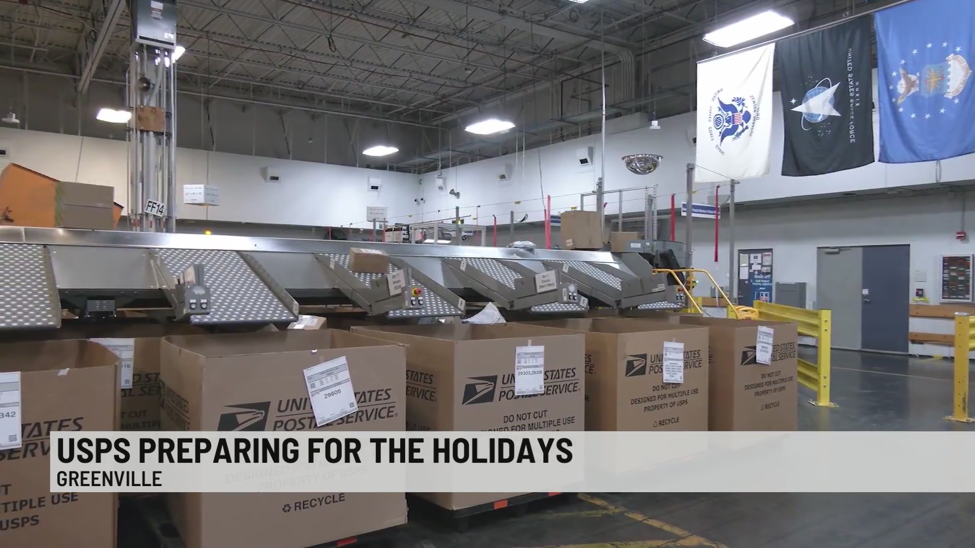 How does the United States Postal Service handle the holiday surge ...