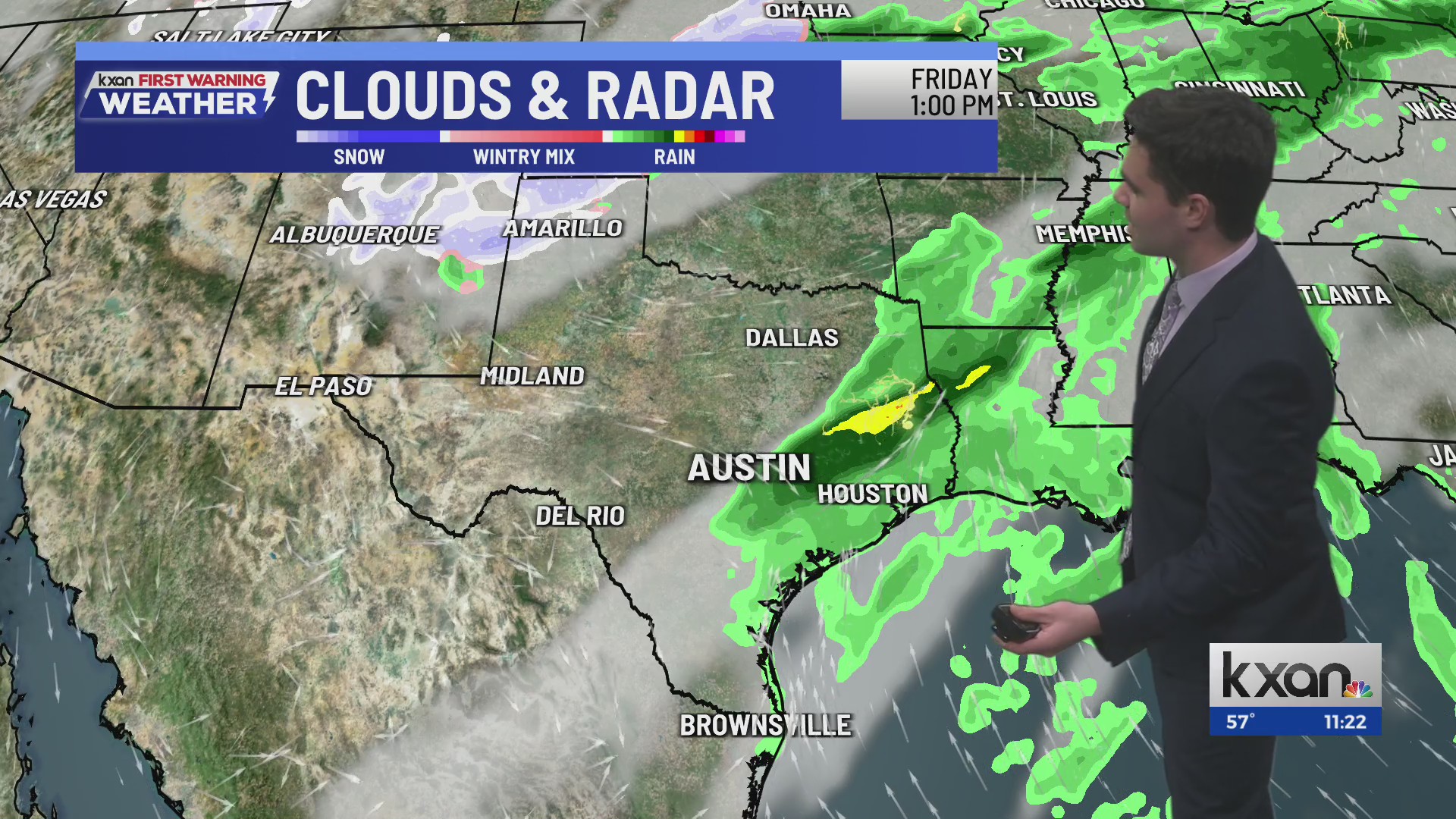 Toasty Texas temps, followed by a few fronts with rain chances | KXAN ...