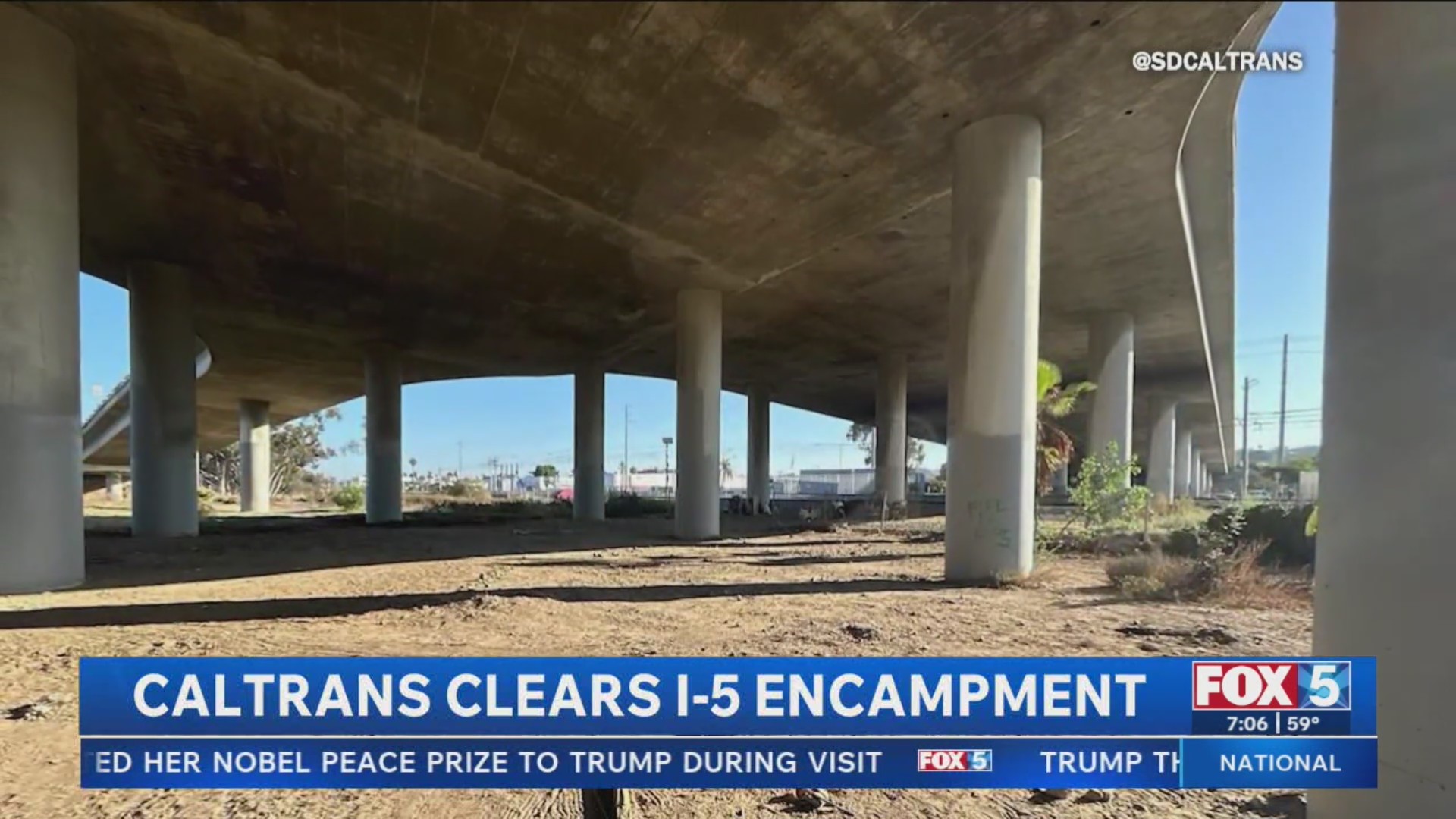 Caltrans clears homeless encampment – FOX 5 San Diego & KUSI News