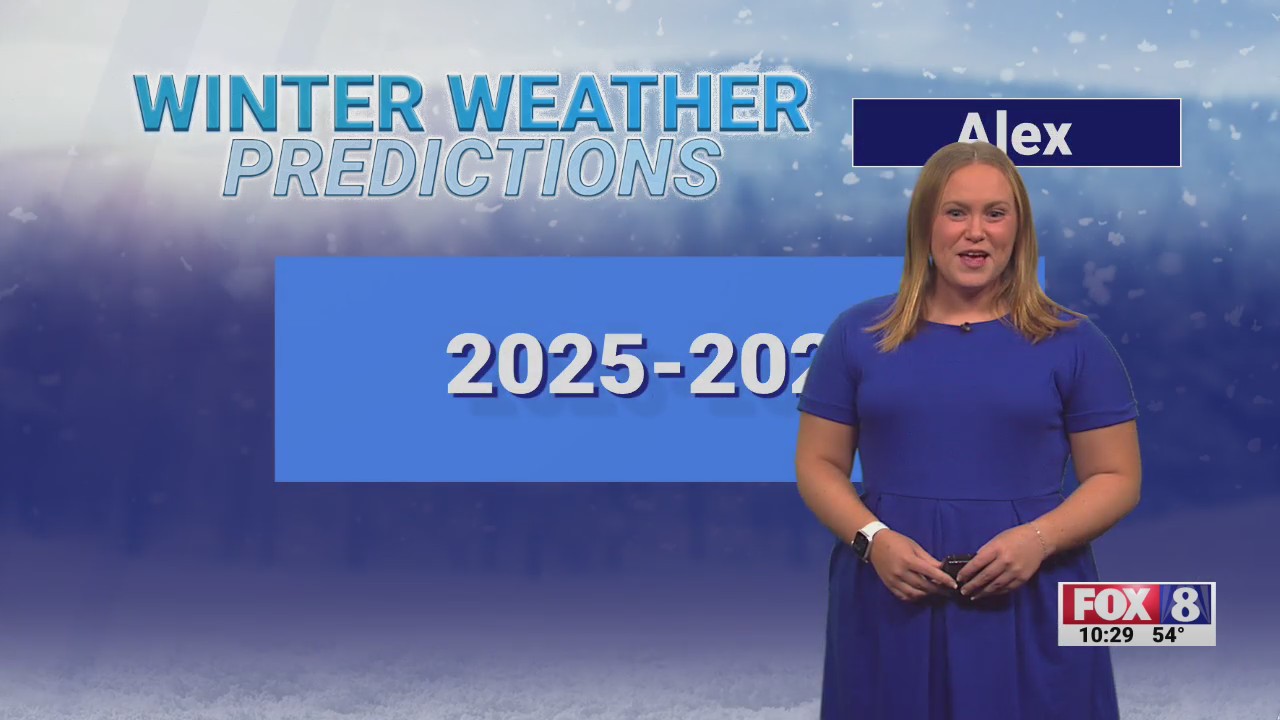 FOX8 Meteorologist Alex Schneider makes her 2025-26 winter weather ...