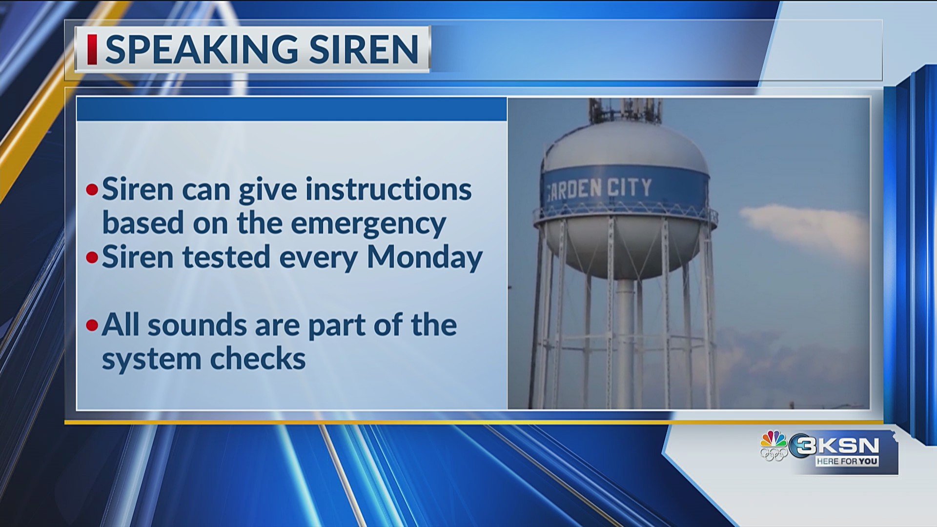 Talking tornado siren: Kansas town testing new device – KSN-TV
