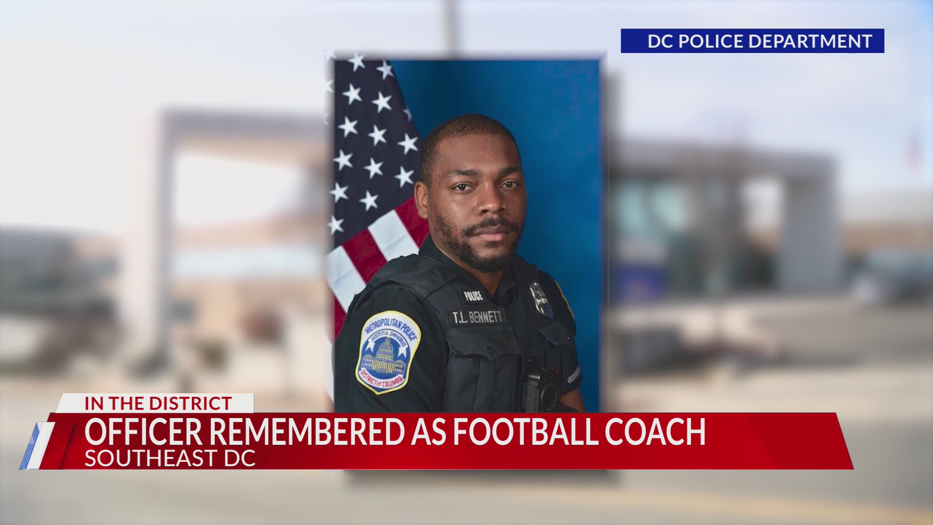 Community honors DC police officer Terry Bennett, struck, killed by car ...